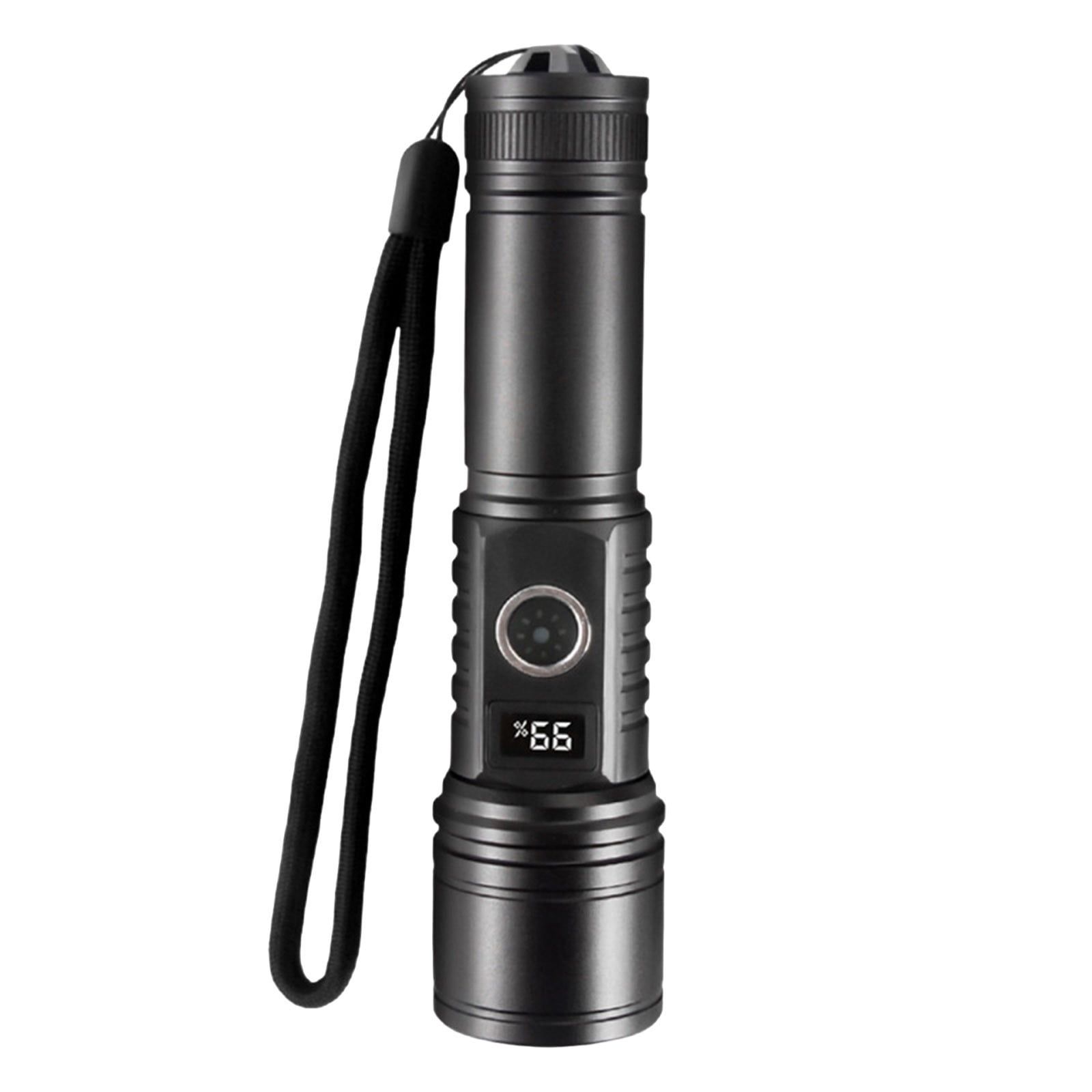 LED Mini Flashlight with USB Rechargeable Battery, Telescopic Focus ...