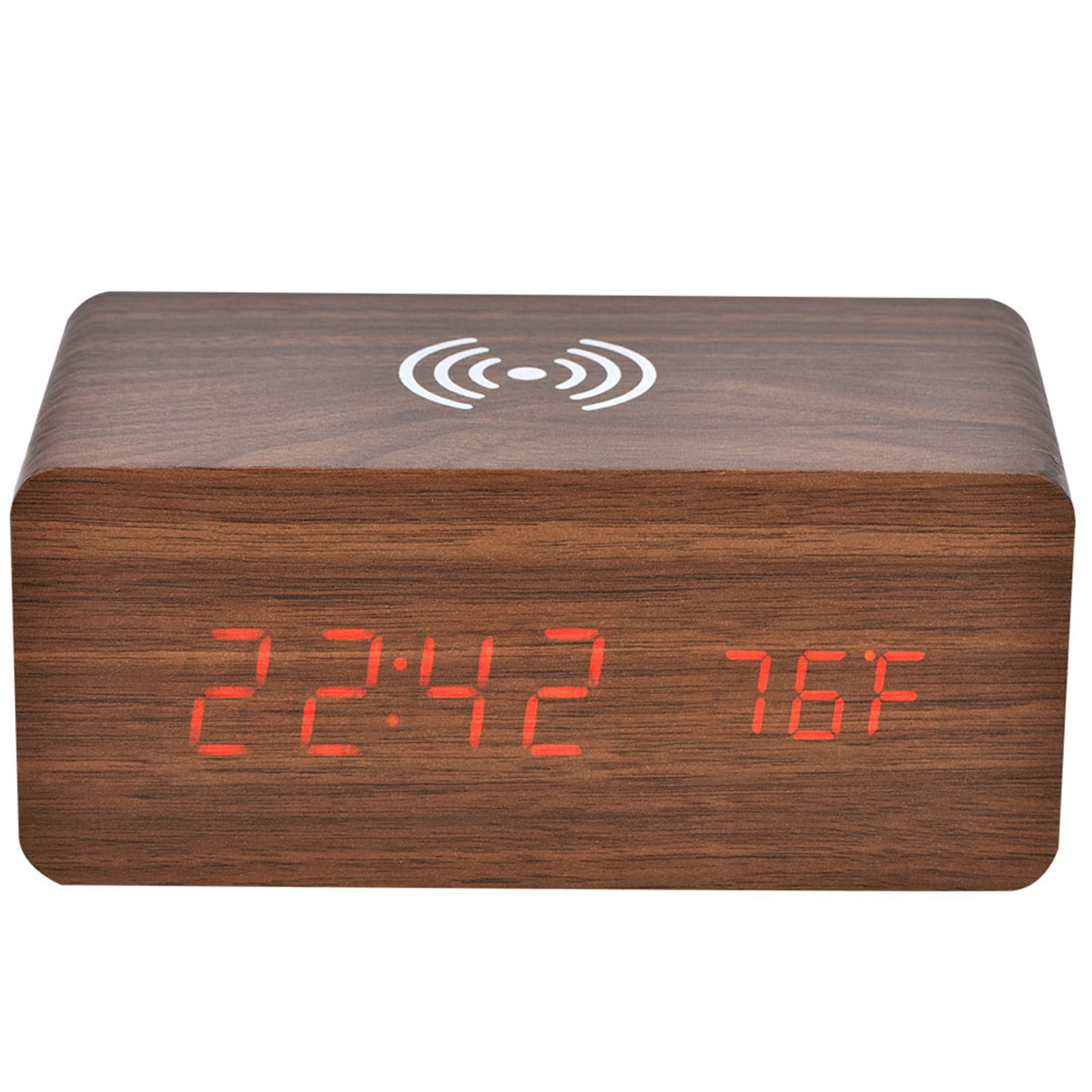 LED Mirror Clock Bluetooth Speaker 3?group Alarms with Wireless ...