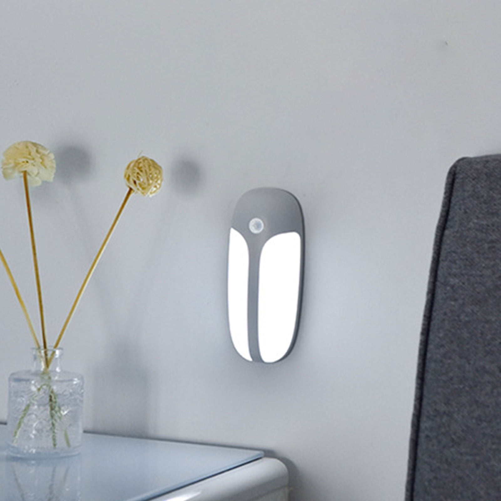 LED Motion Sensor Cabinet,Under Counter Closet Lighting, Wireless USB ...