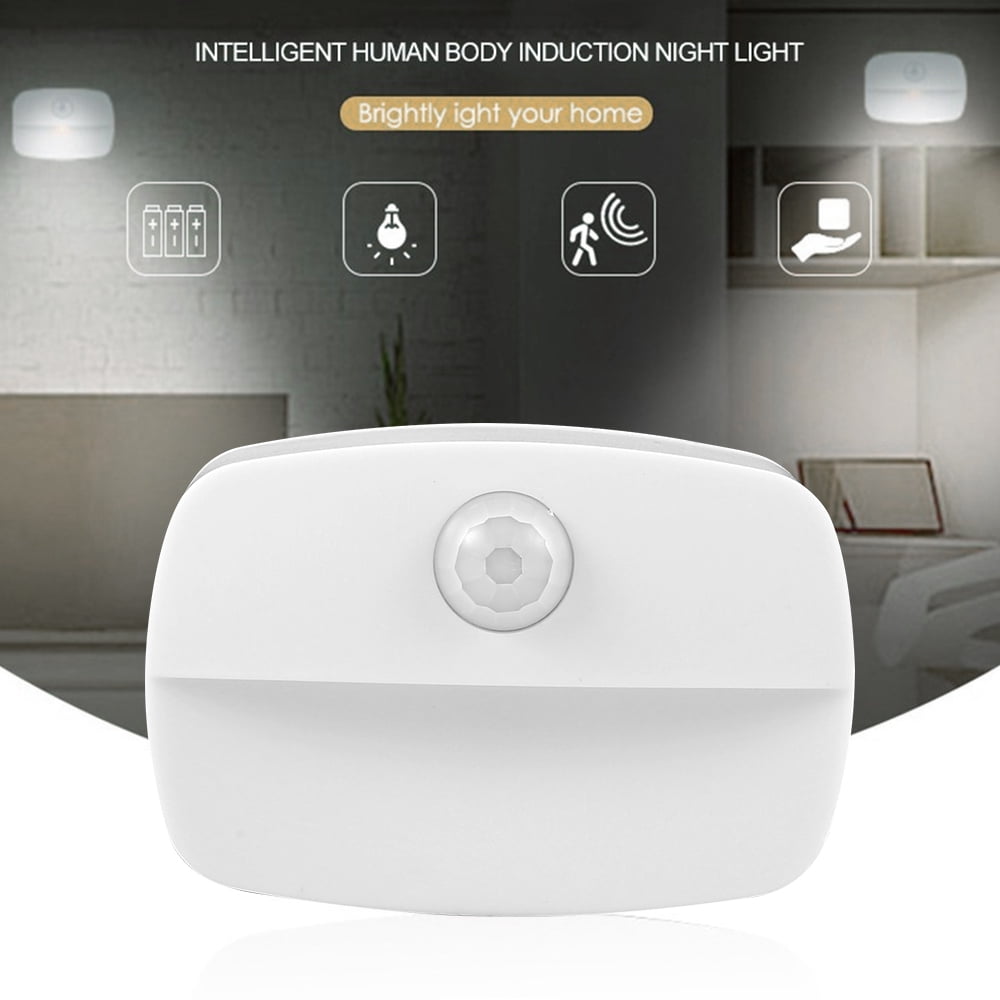 TZGSONP LED Motion Sensor Night Light, 0.5W Warm White, Stick-On ...