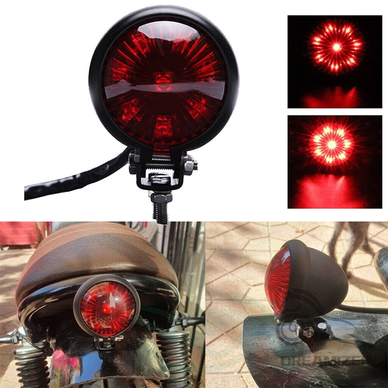 LED Motorcycle Brake Lights - 12V Universal Running Taillights for ...