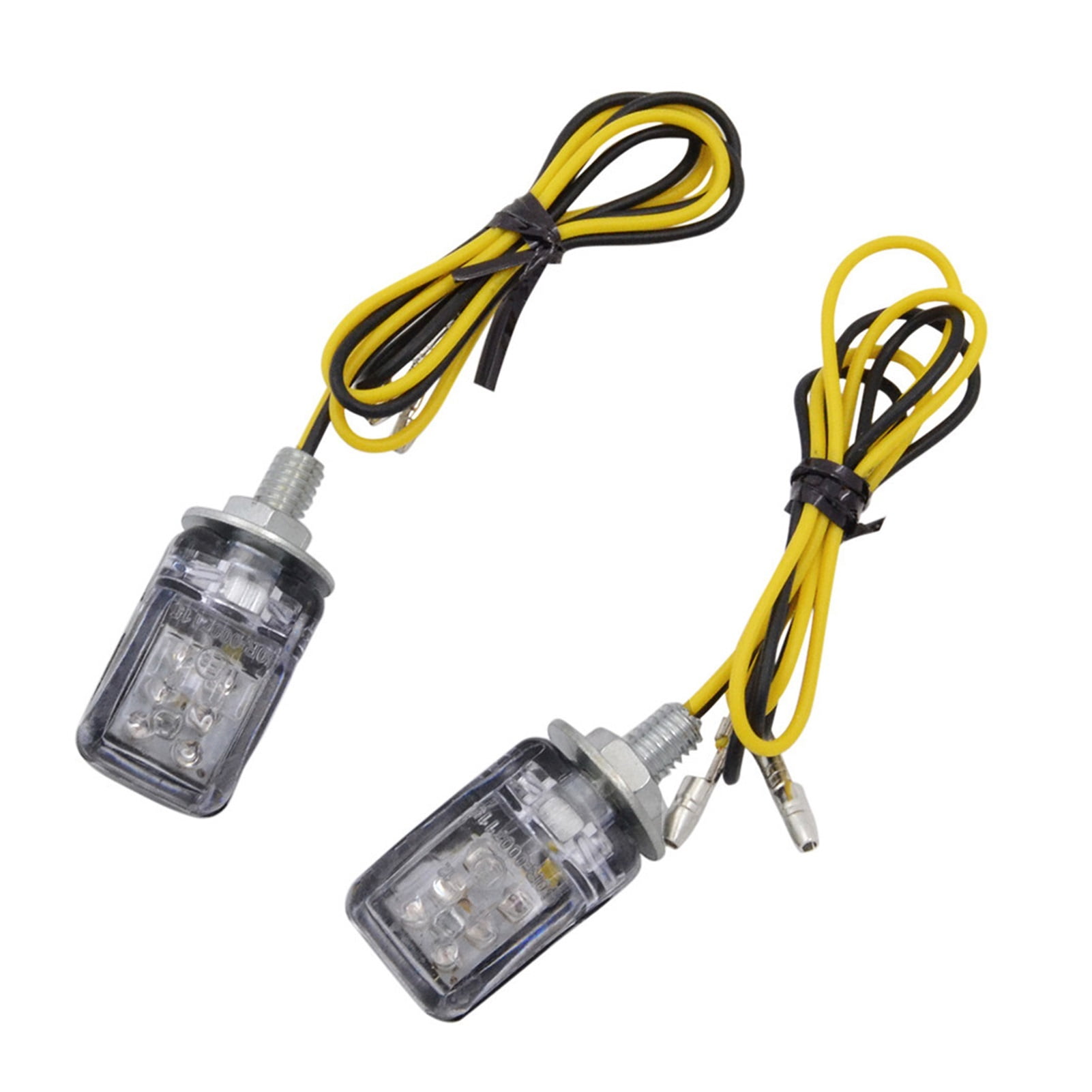LED Motorcycle Mini Turn Signal Lights Blinker Flashing Indicator 12V ...