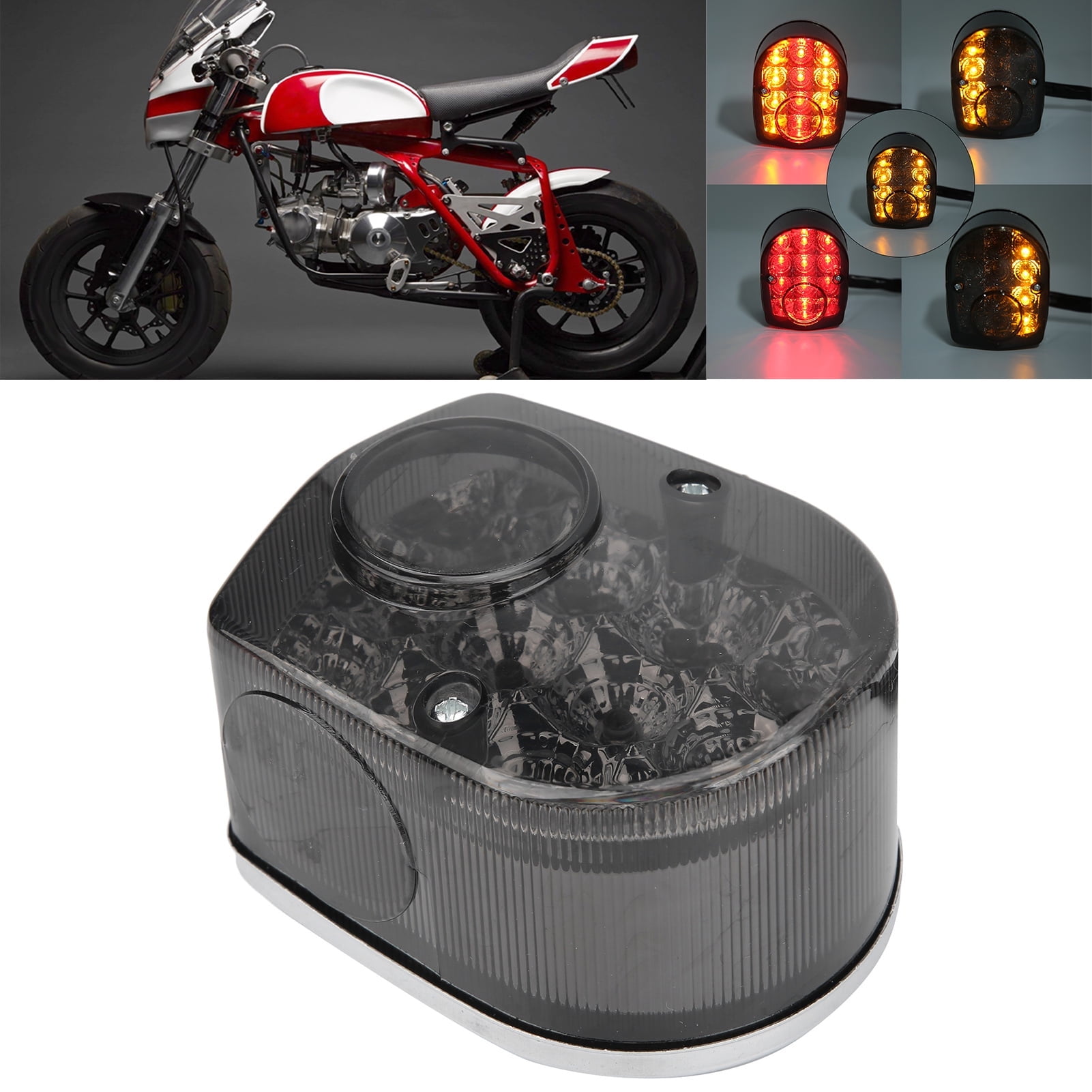 LED Motorcycle Tail Brake Light + Turn Fit For Monkey C50 CUB XL80S ...