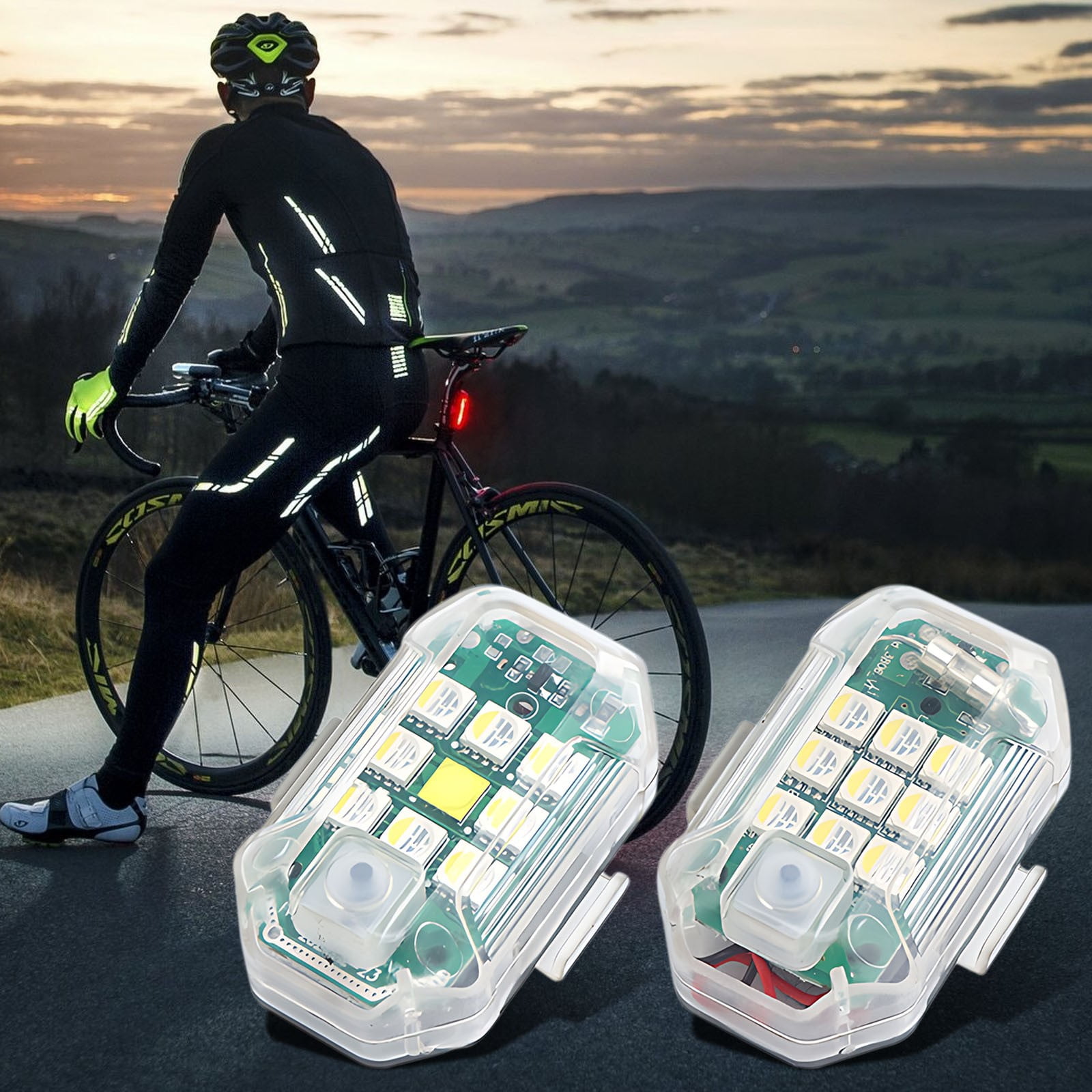 LED Motorcycle Tail Light, Electric Flashing Modification, Waterproof ...
