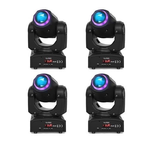 LED Moving Head 50W Stage Lights 8 Beam Patterns RGB Color Mixing Stage ...