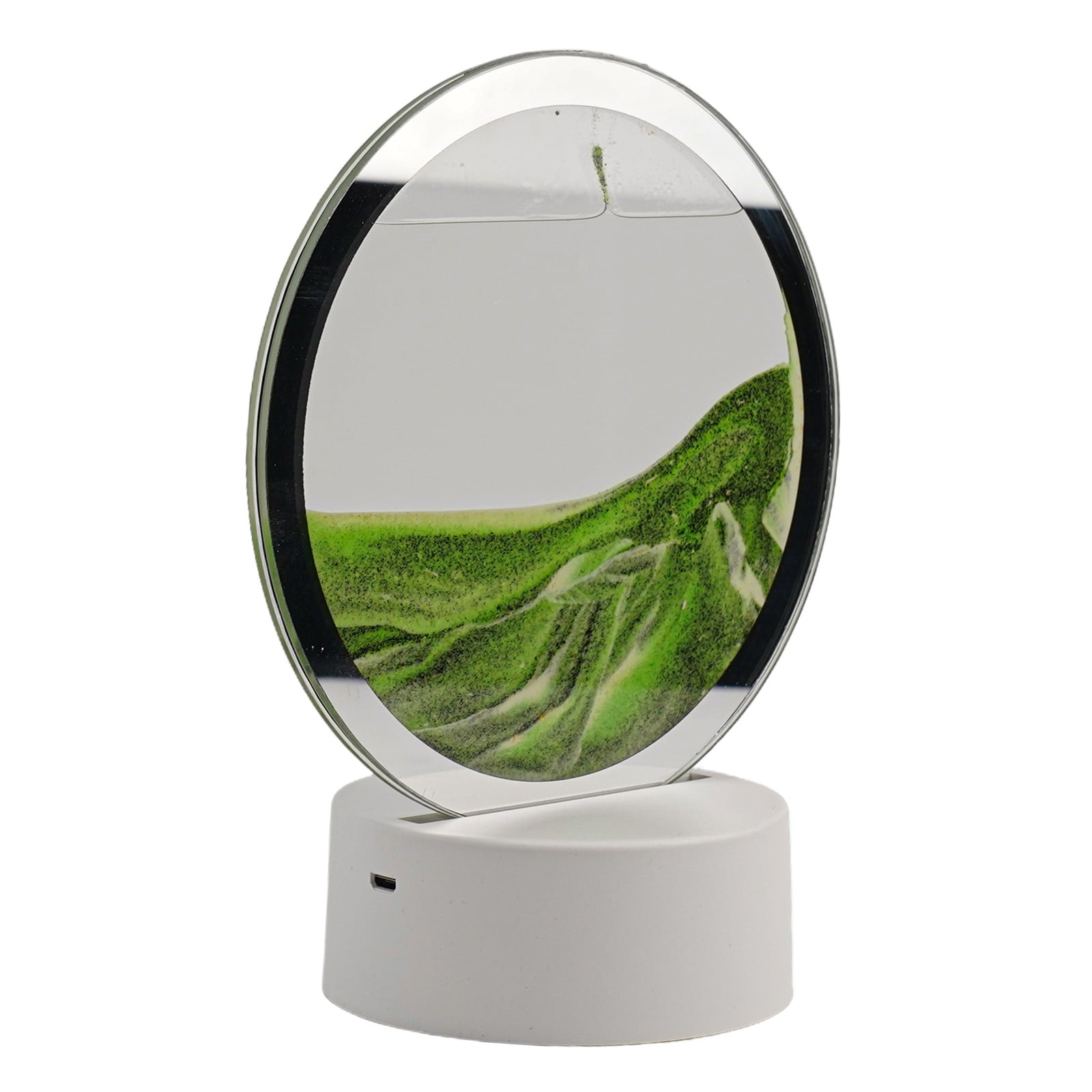 LED Moving Sand Art Table Lamp With 6Color Quicksand Night Light 3D ...