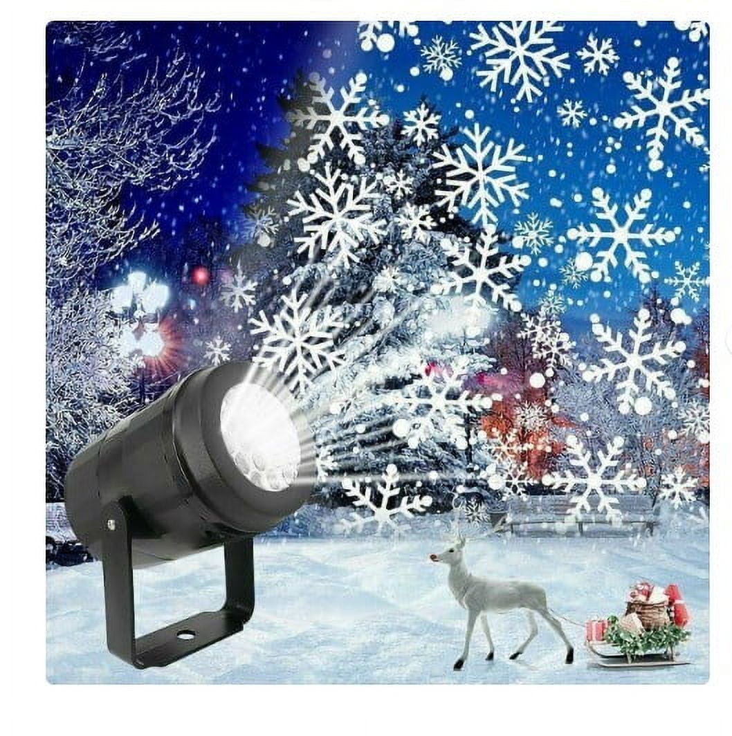 XMAS Holiday LED Snowflake Projection Laser Light Lamp for Christmas ...