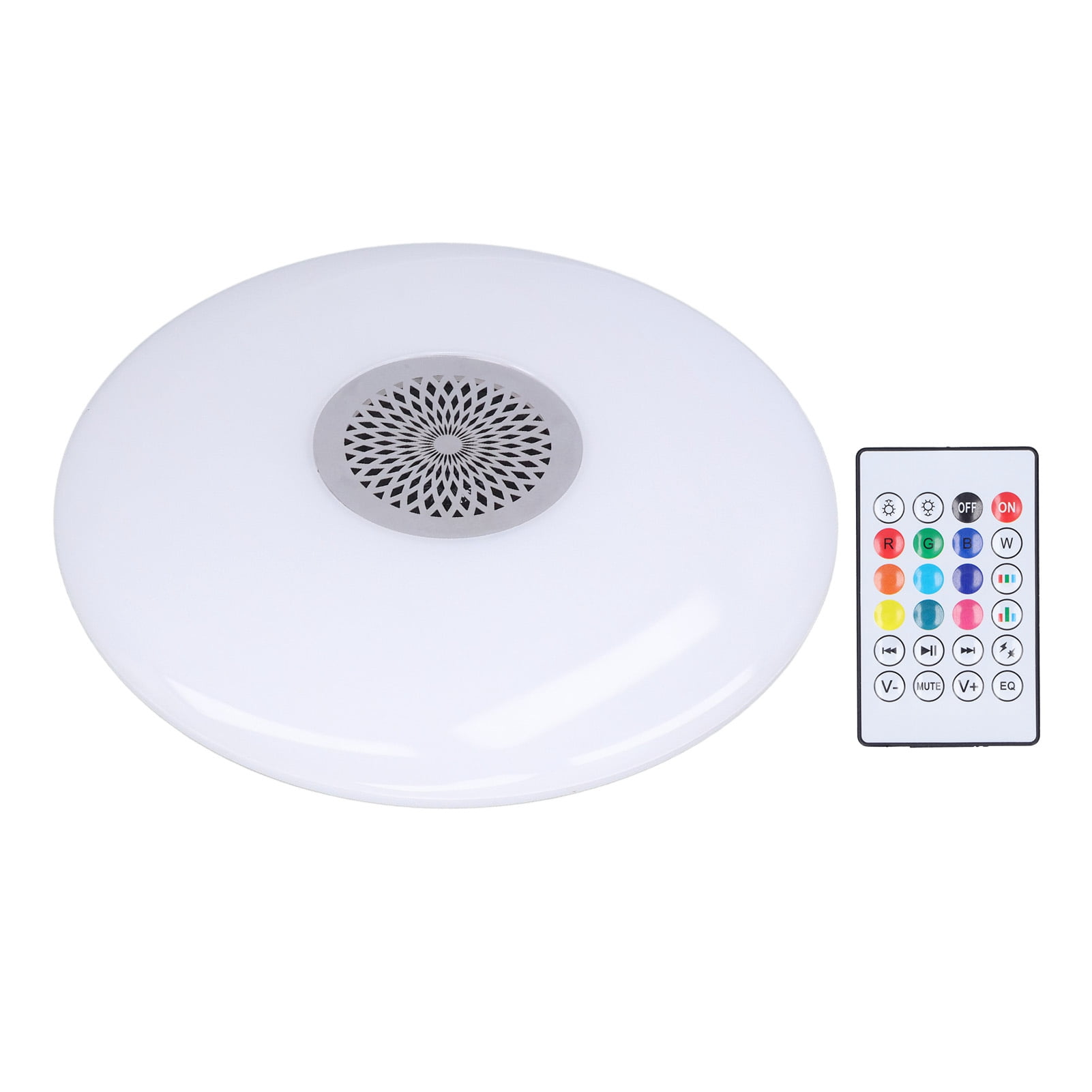 LED Music Ceiling Light Bluetooth Speaker Smart Remote Control RGB ...