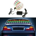 LED Music Rhythm Light Lamp for Car Sound Activated Equalizer 45x11cm ...