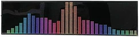 LED Music Spectrum Display, RGB Audio Level Bar Display Analyzer Board ...