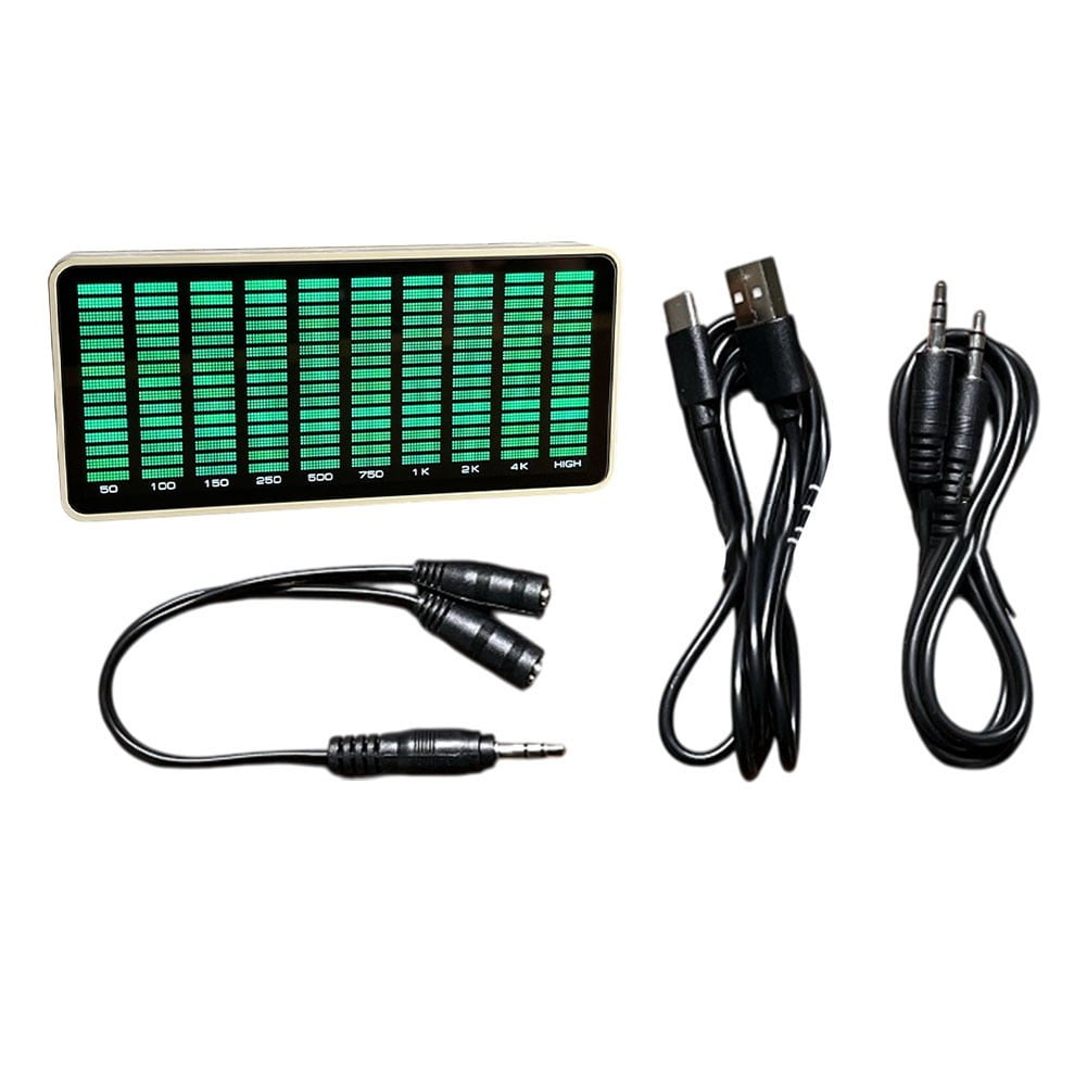 LED Music Spectrum Visualizer with Custom Frequency Display and Noise ...