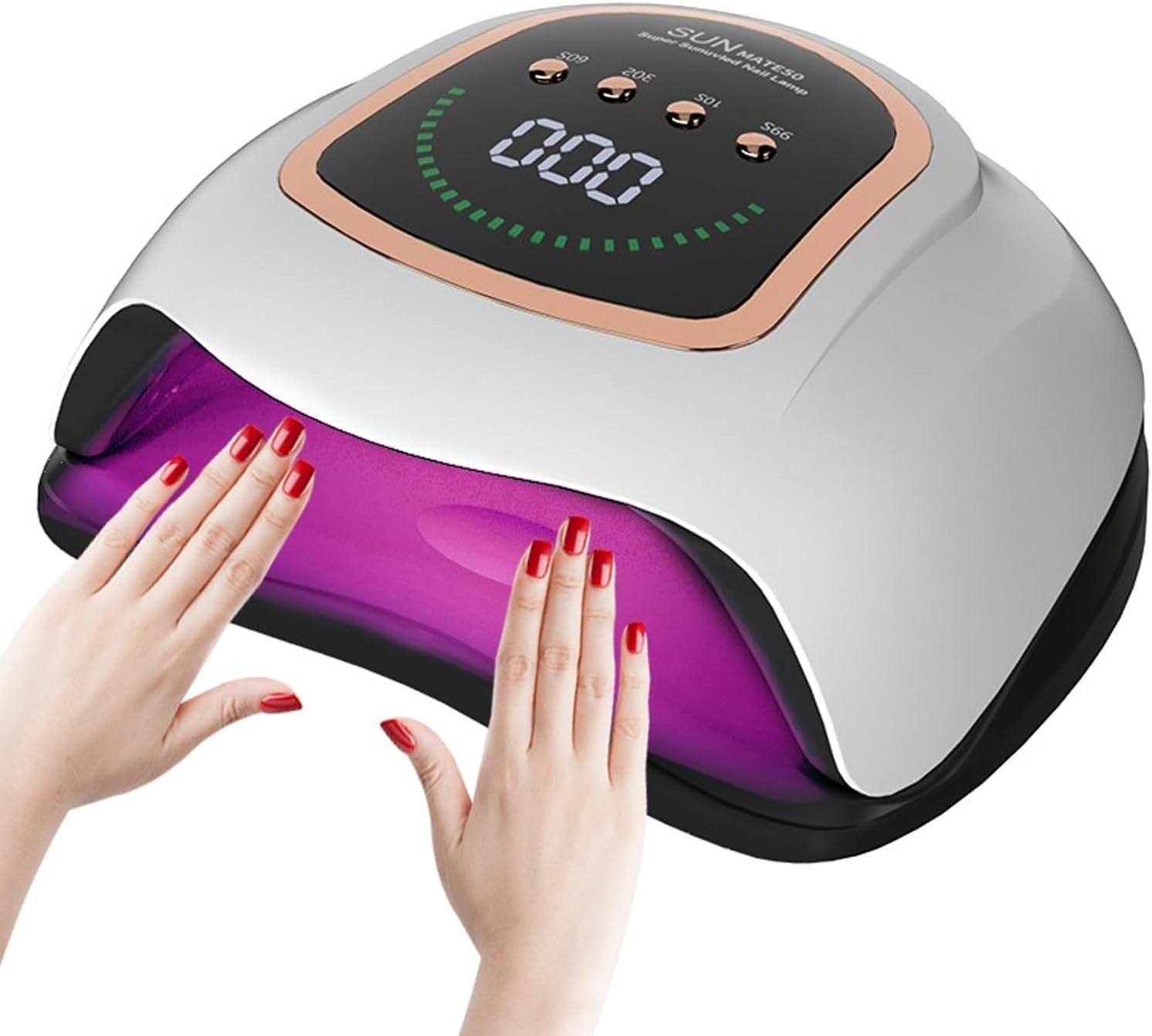 LED Nail Lamp 300W Professional LED UV Nail Dryer Lamp with Automatic ...