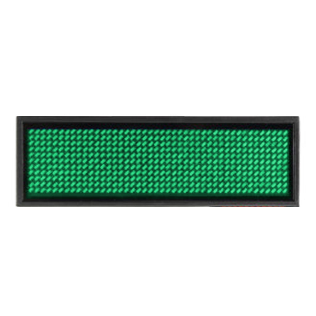 LED Name Tag 44x11 Pixels Rechargeable LED Business Card Screen with ...