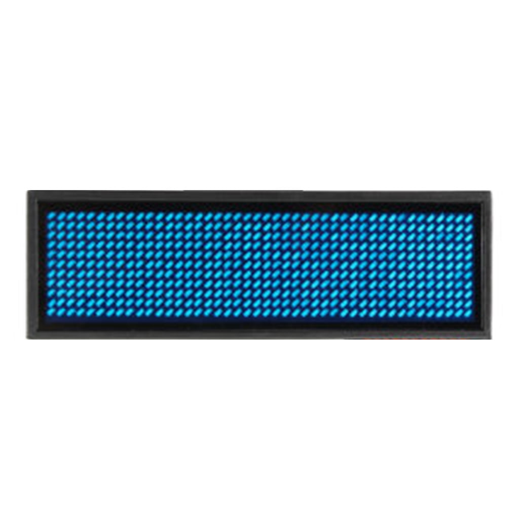 LED Name Tag 44x11 Pixels Rechargeable LED Business Card Screen with ...
