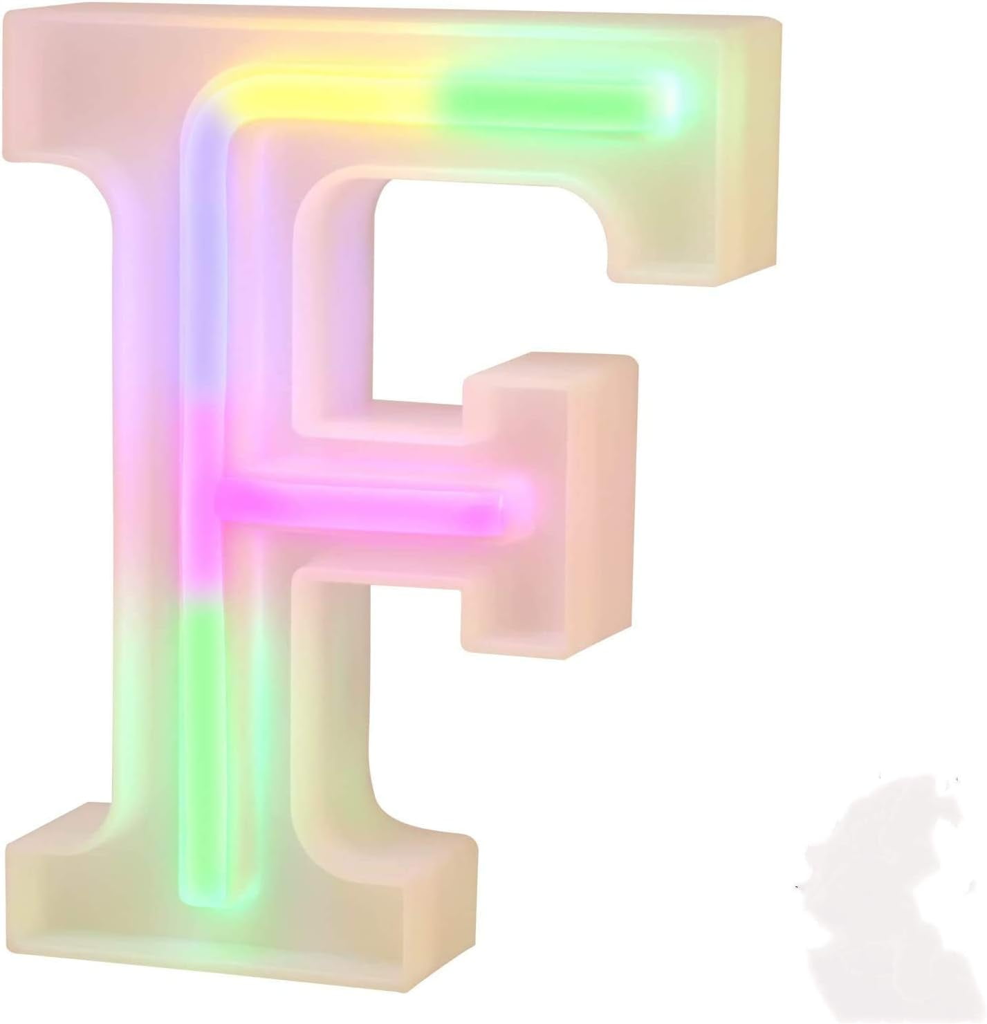 LED Neon Letter Lights, Light Up LED Letters Lights Light Up Marquee ...