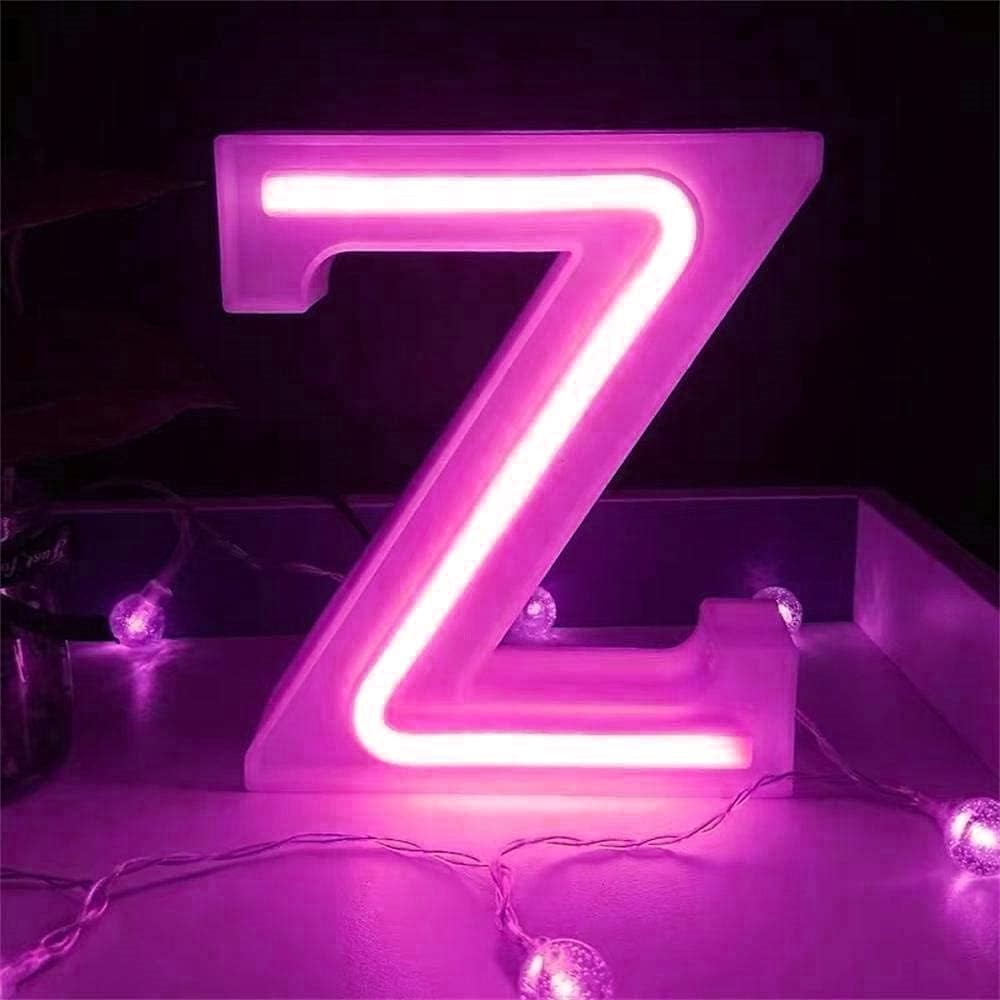 LED Neon Letter Lights, Light Up LED Letters Lights Light Up Marquee ...