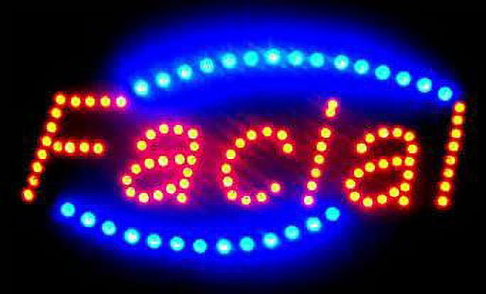 LED Neon Light Facial Sign for Business (Facial LB235) - Walmart.com
