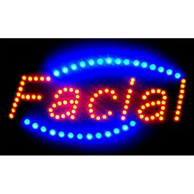 LED Neon Light Facial Sign for Business (Facial LB235) - Walmart.com