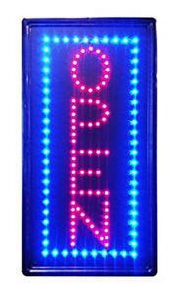 LED Neon Light Open Sign with Animation On/Off and Power On/Off Two ...