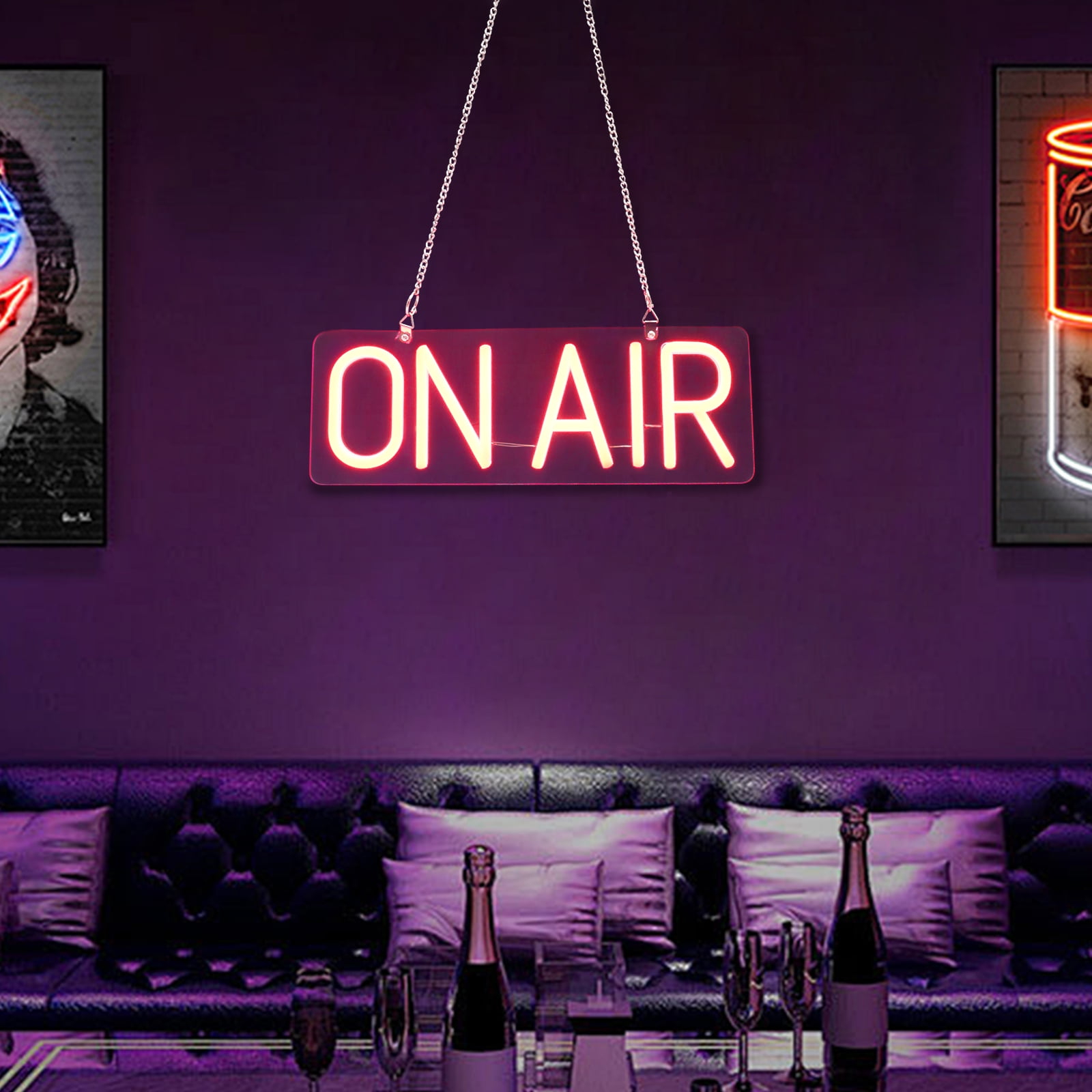 LED Neon On Air Sign, LED Advertisement Sign, Advertisement Sign for ...