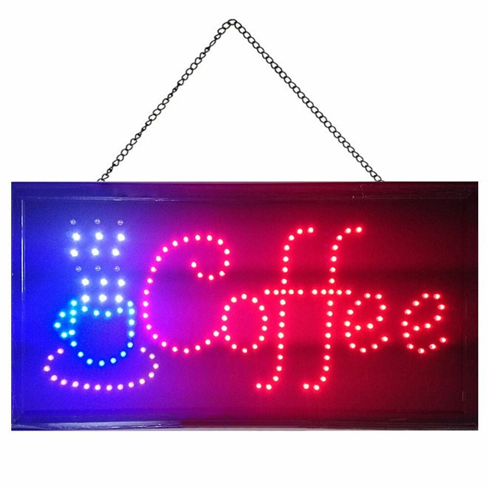 LED Neon Open Sign Bright High Visibility Advertisement Board Electric ...