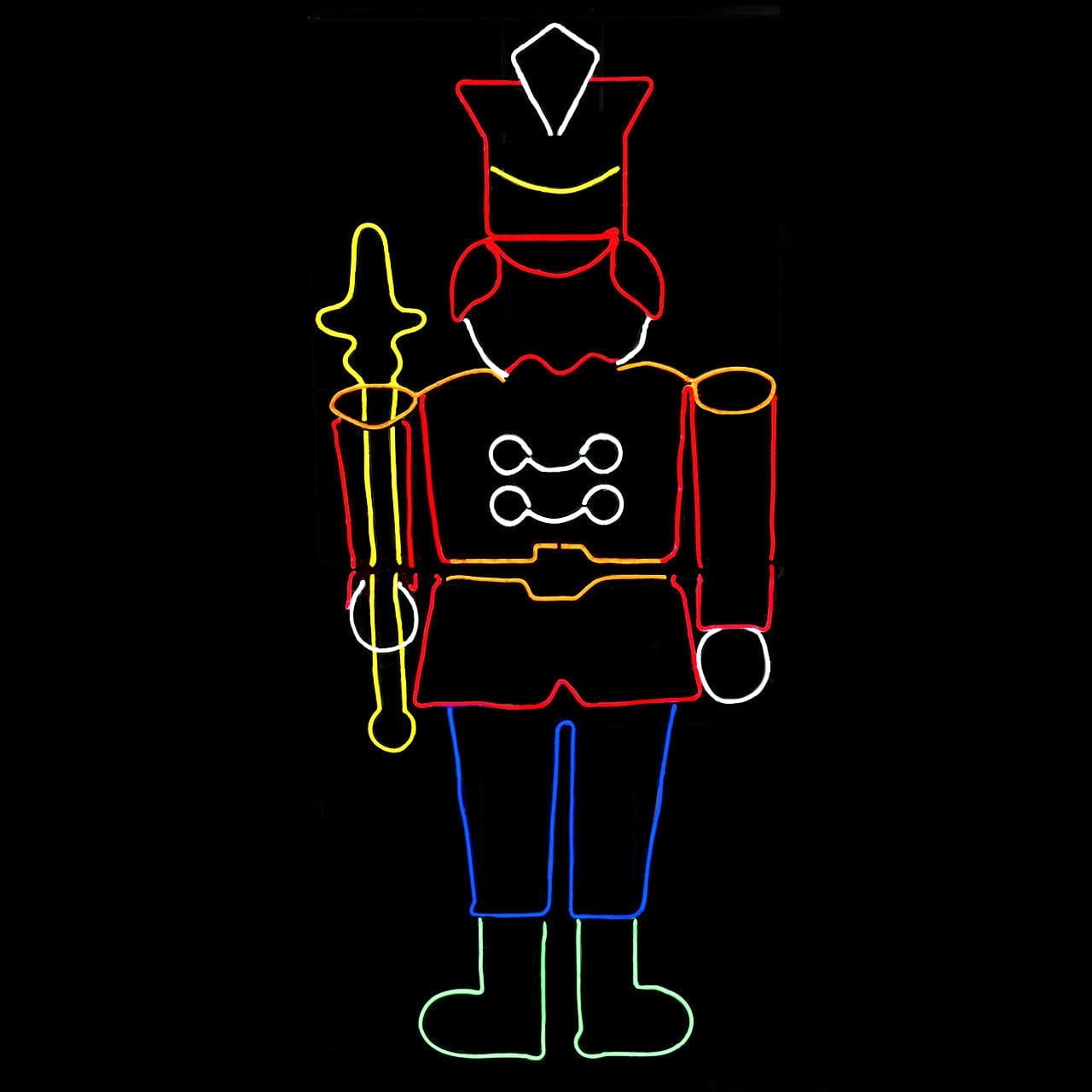 LED Neon Strip Light Toy Soldier Christmas Decoration - Lighted Sign ...