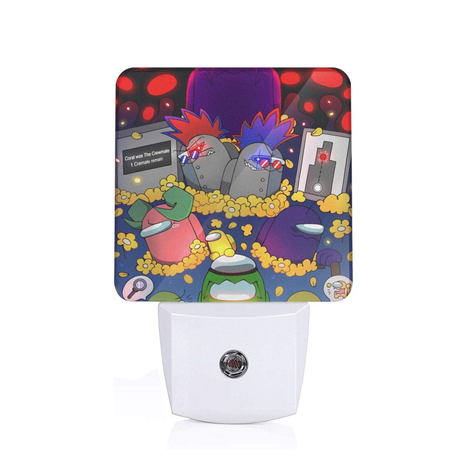 LED Night Light,Among Us Hive LED Night Light Plug into Wall with Dusk ...