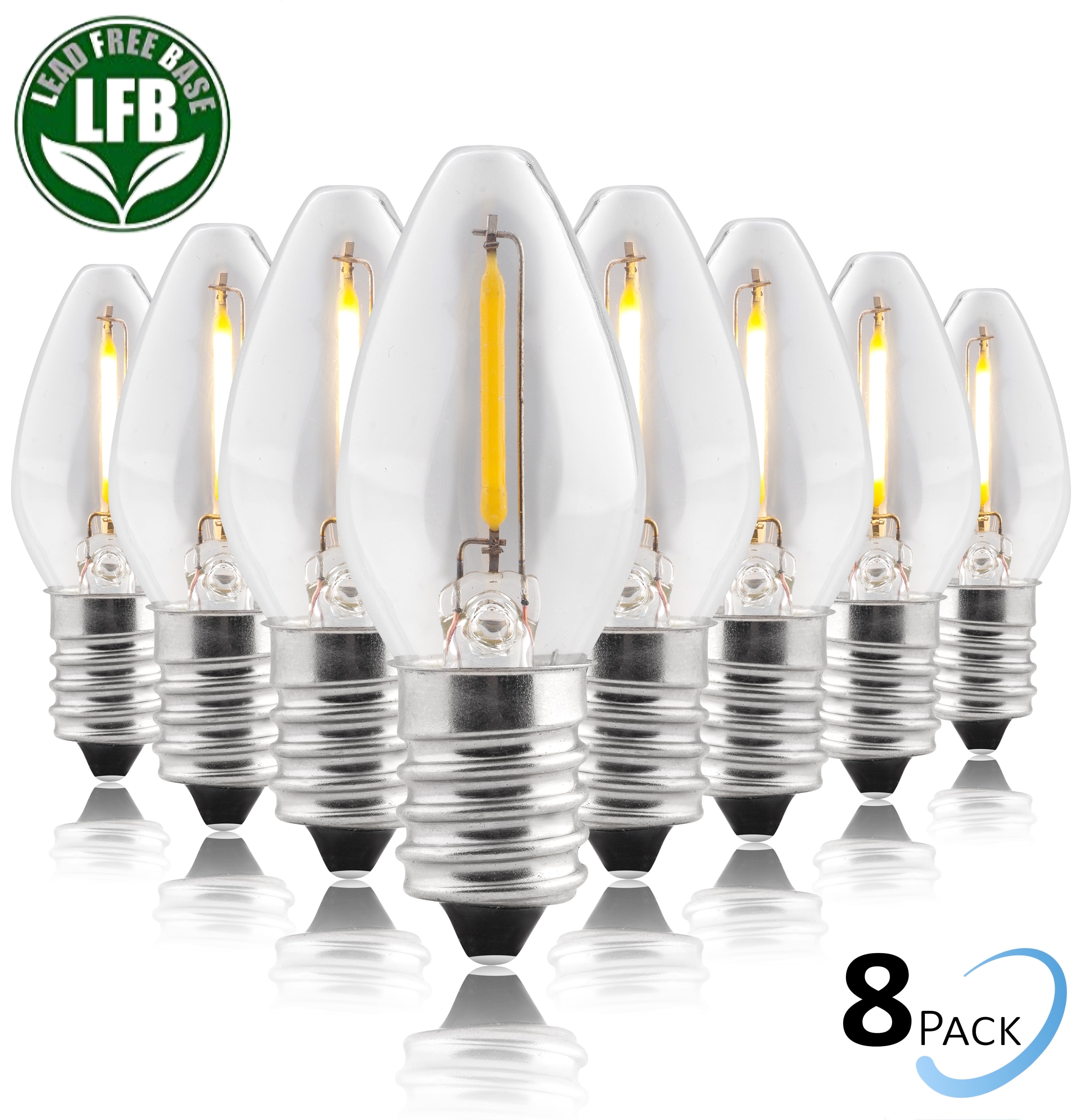 LED Night Light Bulb – C7 E12 LED Bulbs – Candelabra Light Bulbs, 1 ...