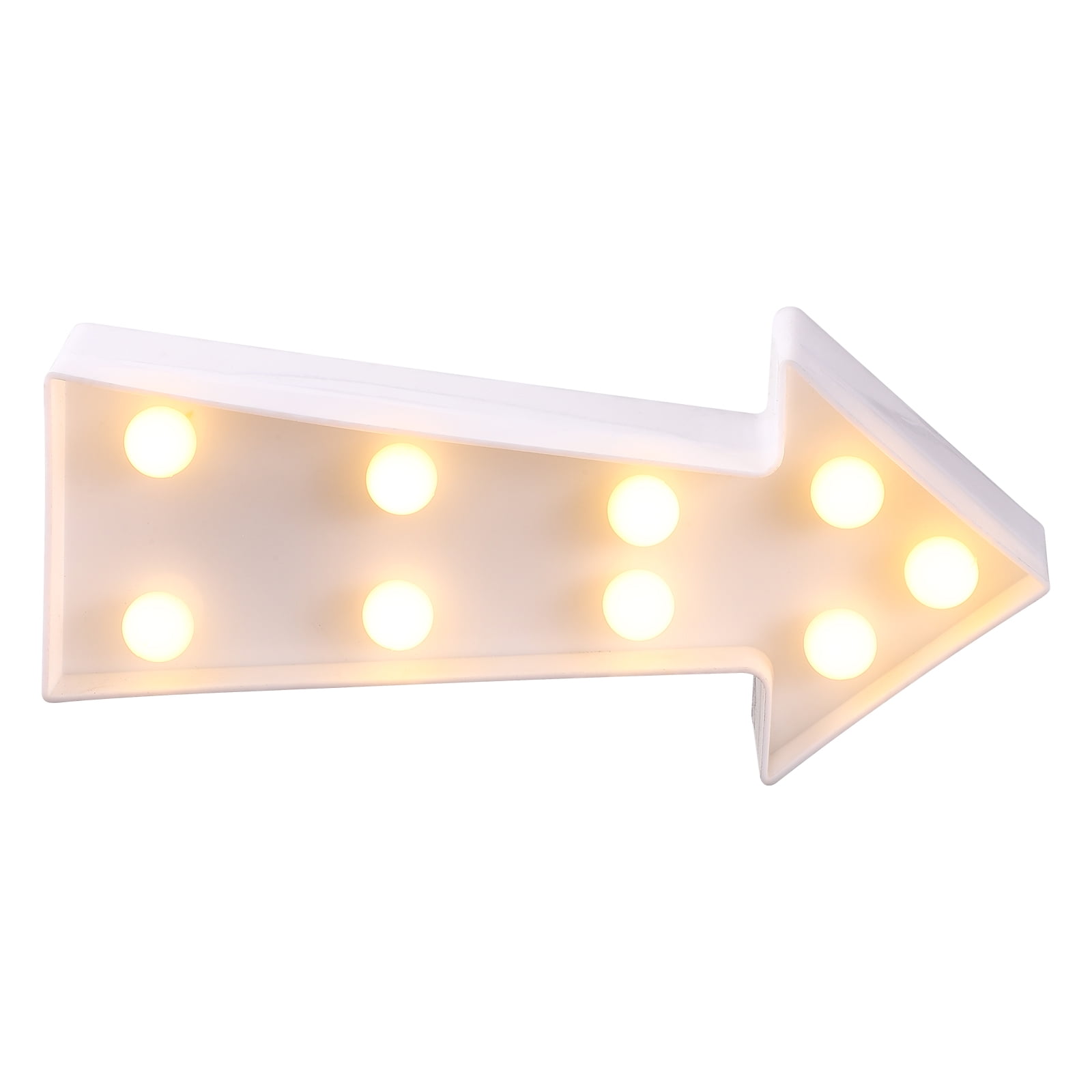 LED Neon Arrow Night Light, Wall Decor Sign Marquee Lamp for Bedrooms ...