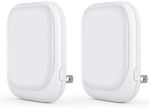 LED Night Light Plug in [3 Brightness Levels], Dusk to Dawn Sensor ...