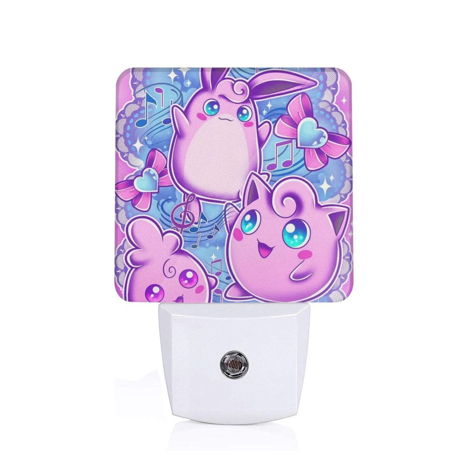 LED Night Light,Pokémon Jigglypuff LED Night Light Plug into Wall with ...