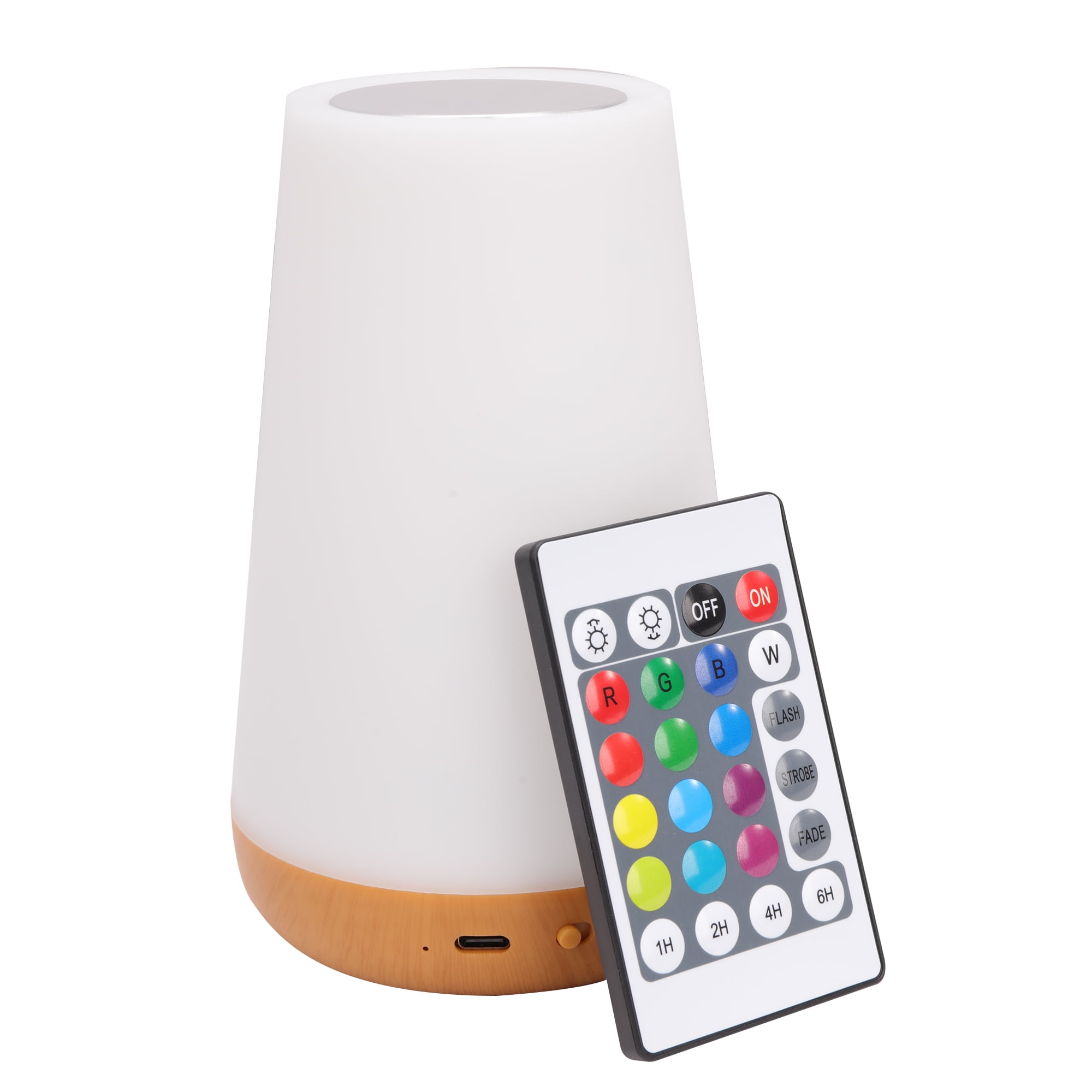 LED Night Light Touch Lamp, Smart Touch Cordless Rechargeable Lamp for ...