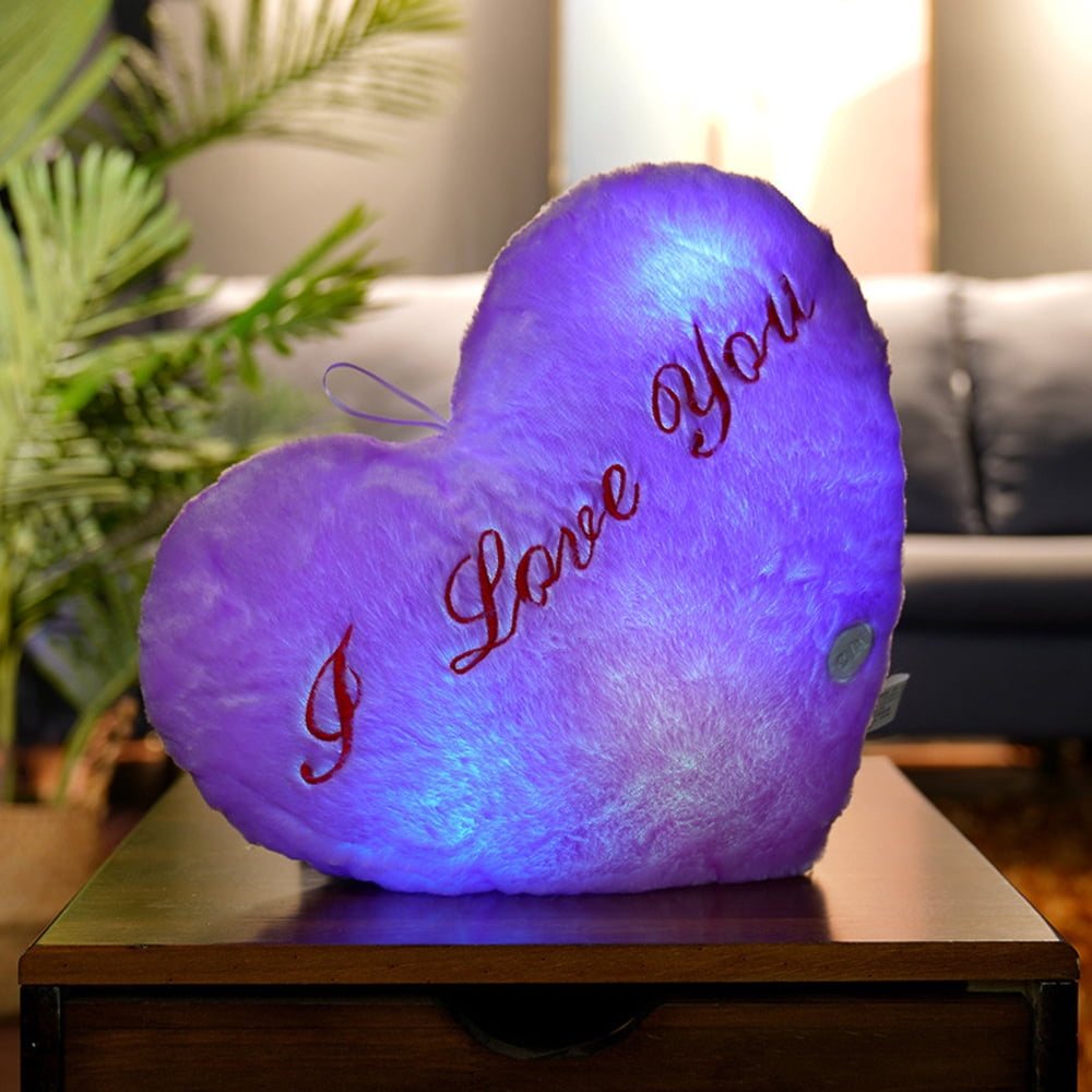 LED Night Light Toy Gifts Cute Lights Flashing Glowing Pillows Birthday ...