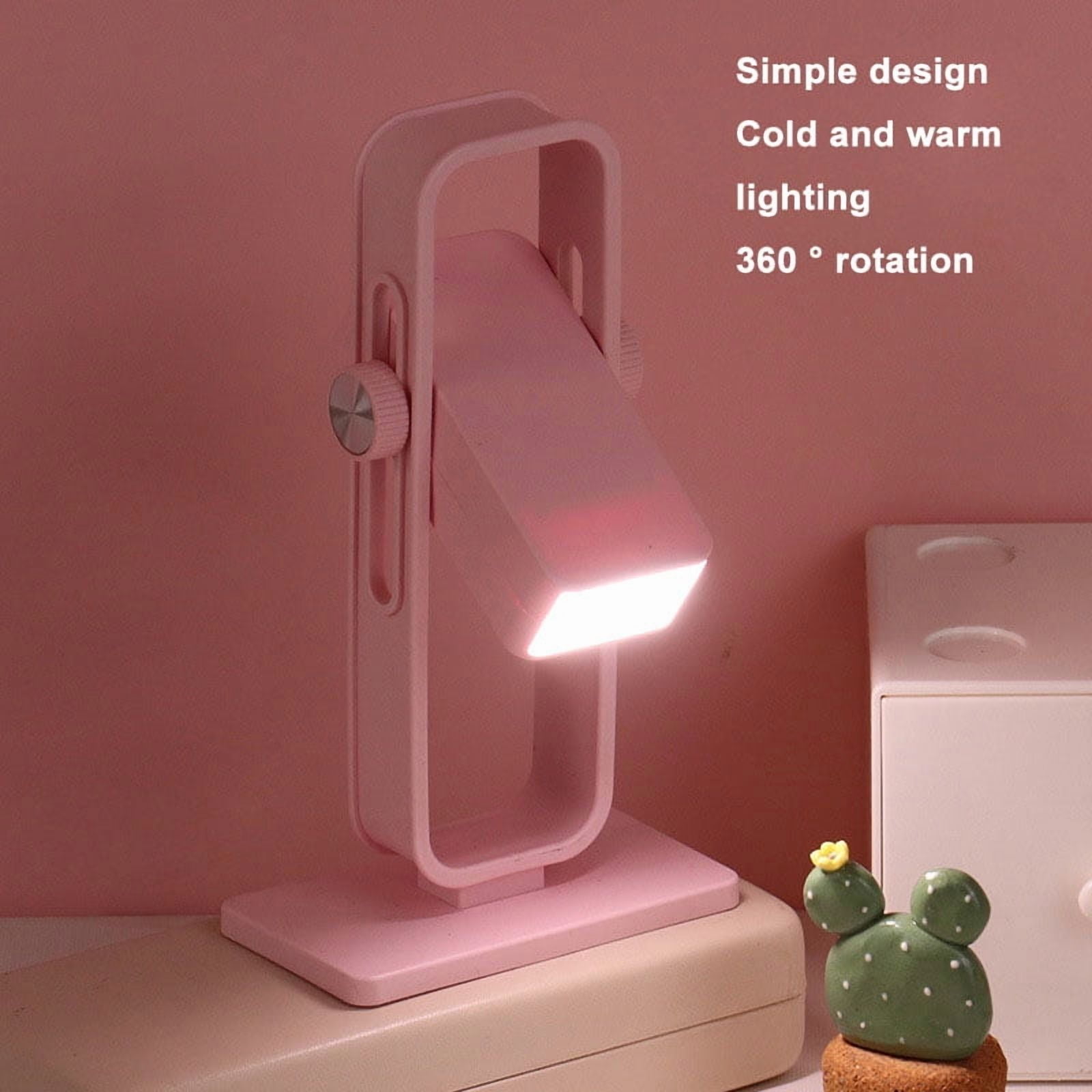 LED Night Light USB Rechargeable Warm Book Light Rota Reading Light Eye ...