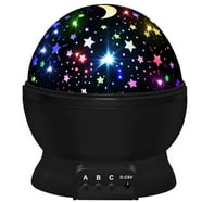 Rotating Sun And Star Moon projector rotating night Light Lamp for kids ...