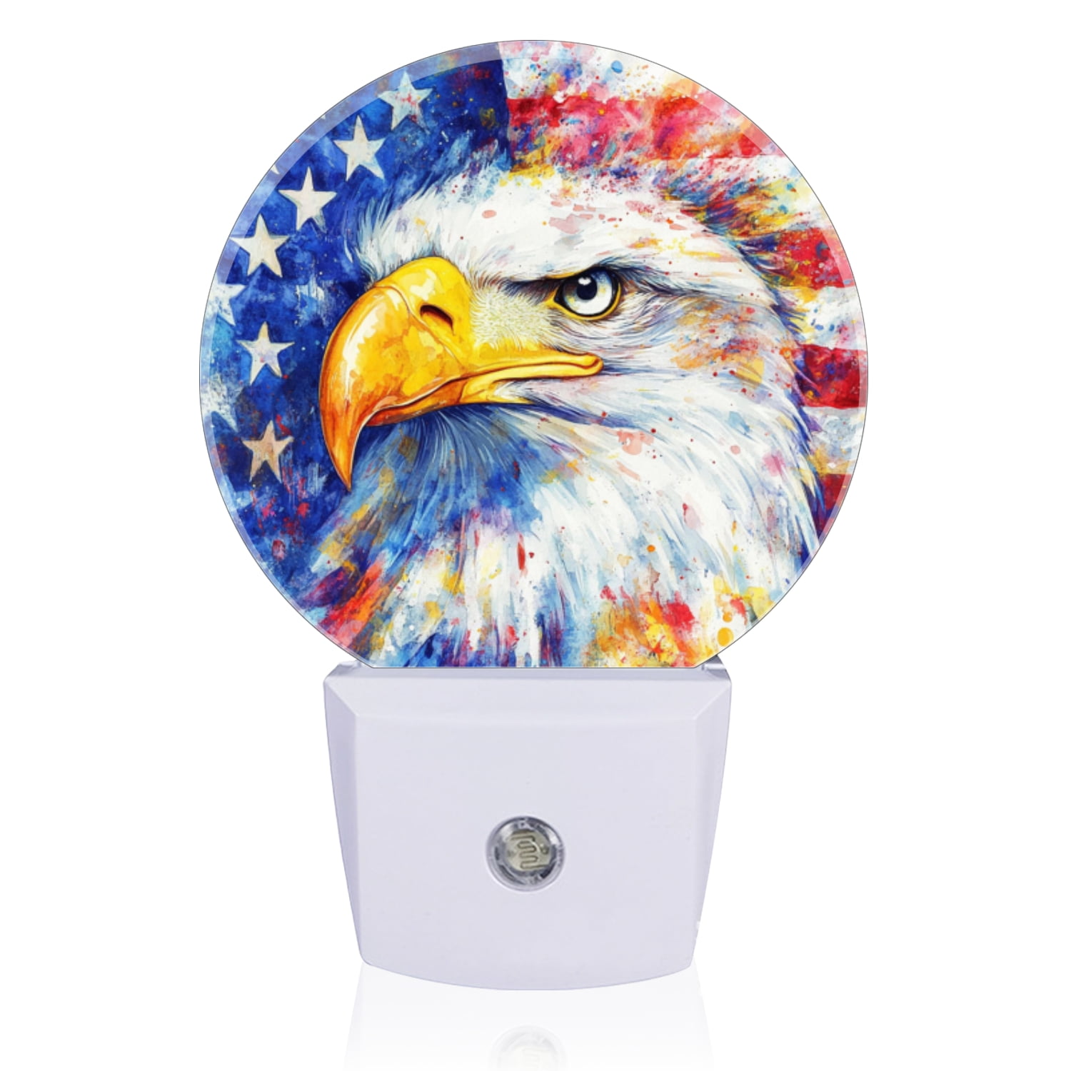 Night Lights Plug Into Wall, Beautiful Star - Spangled Eagle LED Night ...