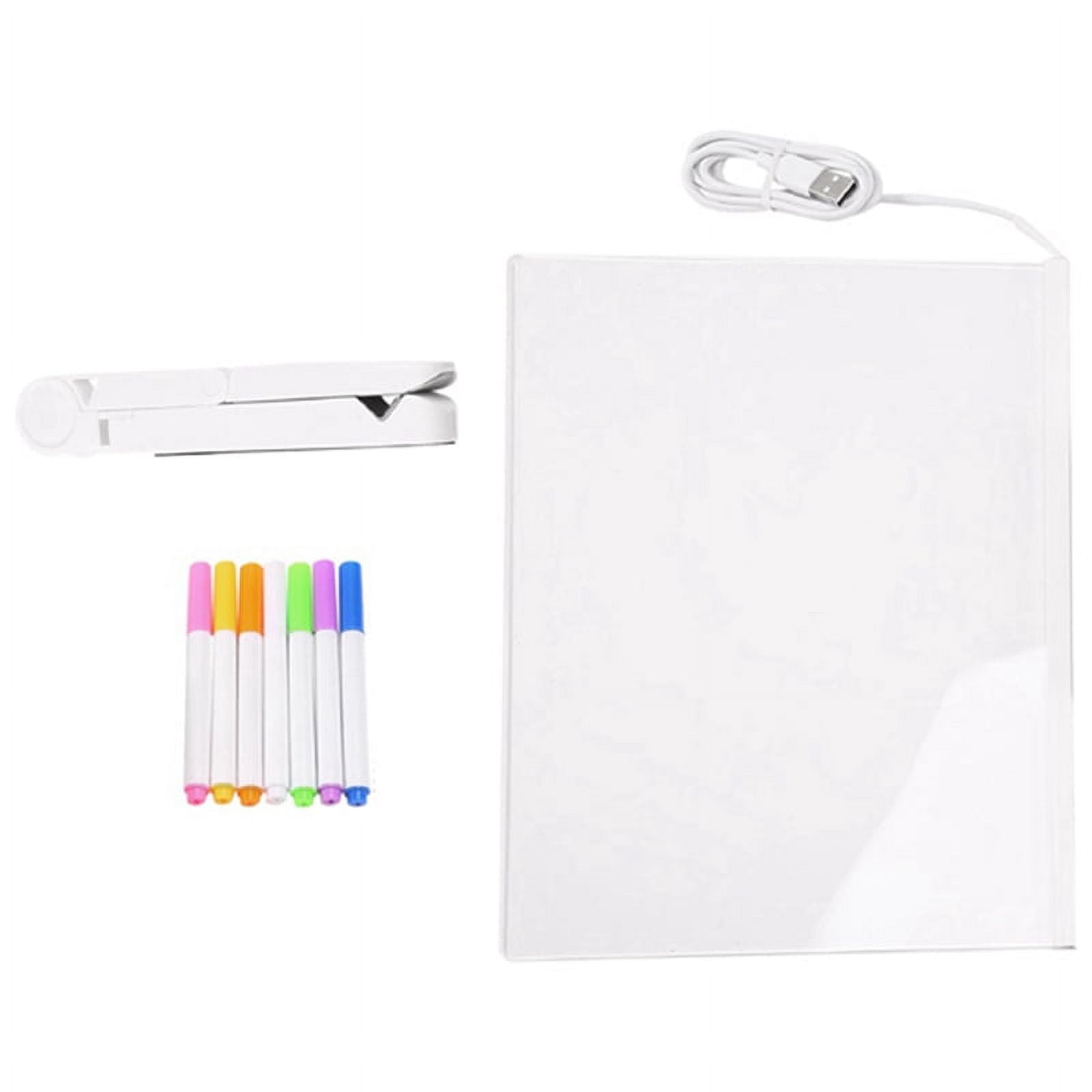 LED Note Board, Glowing Acrylic Message Marker Board with Light, Board ...