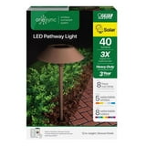LED OneSync Bronze Solar Powered Pathway Light - Bronze - Walmart.com