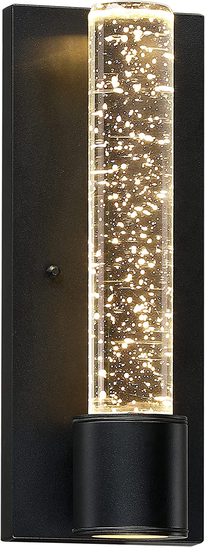 LED Outdoor Light Fixture with K9 Column Crystal Bubble, Wall Mounted ...