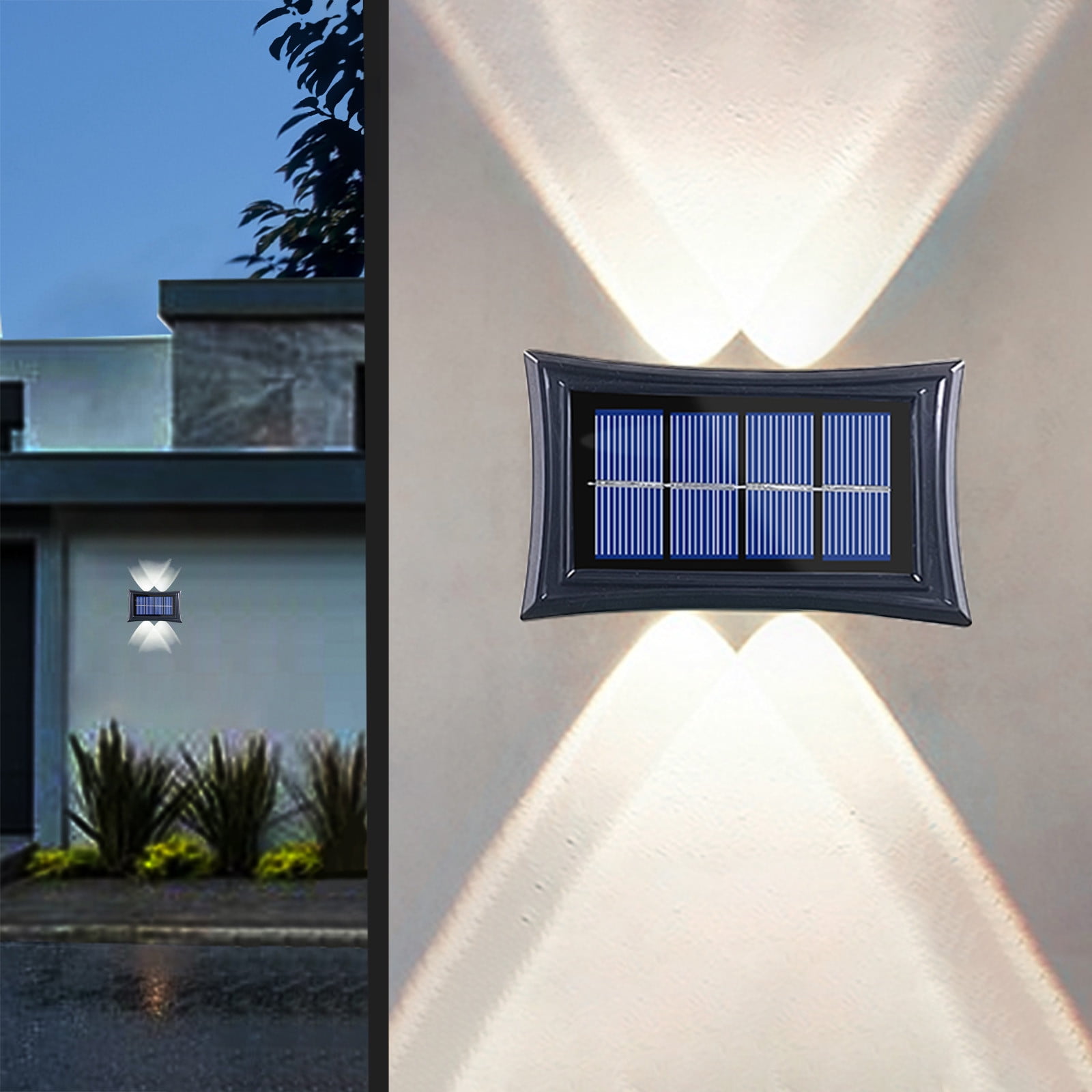 LED Outdoor Solar Lights, Land-scape Spotlights, Garden Lights ...