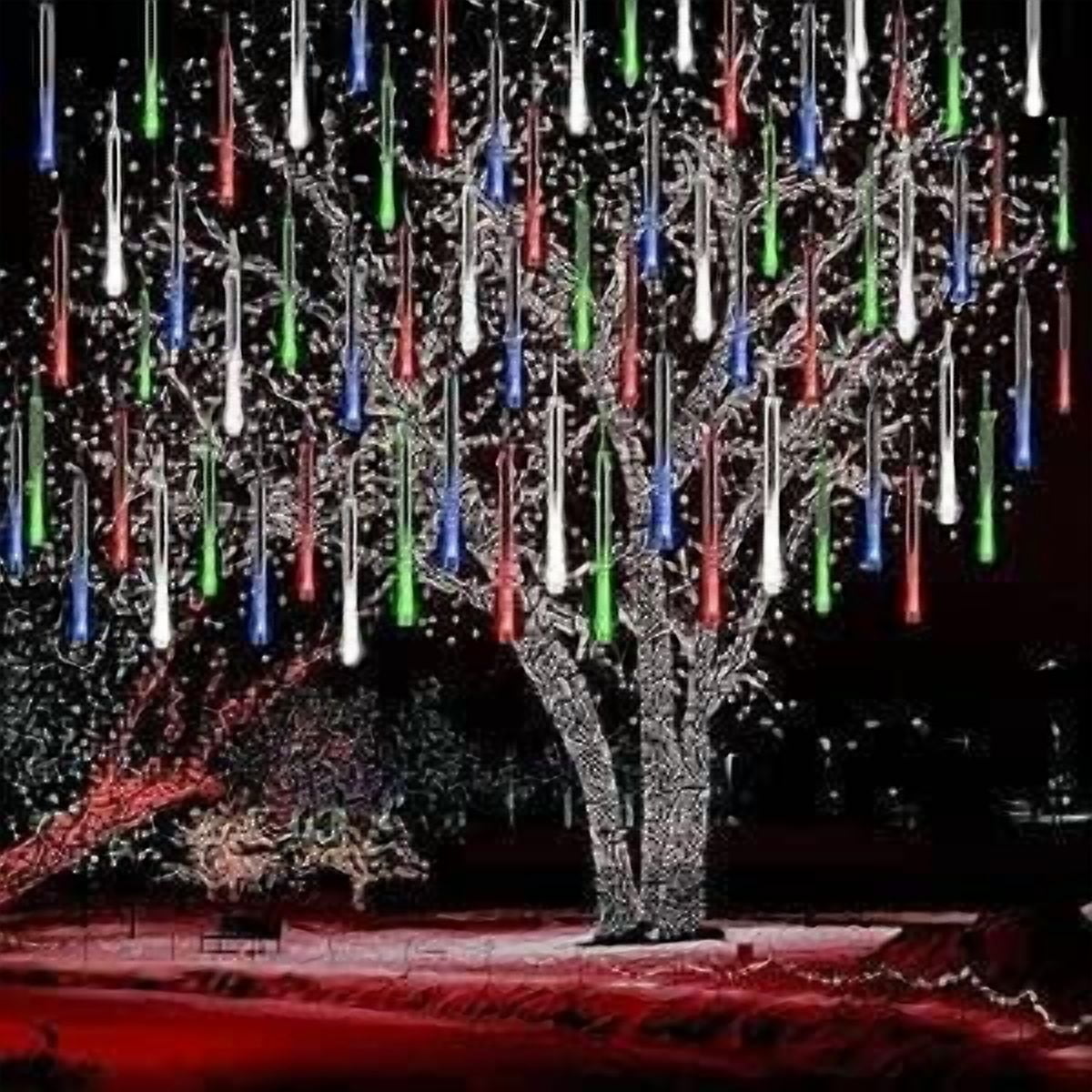 LED Outdoor String, Rain Lights,Meteor Lights,Meteor rain Lights 30cm ...