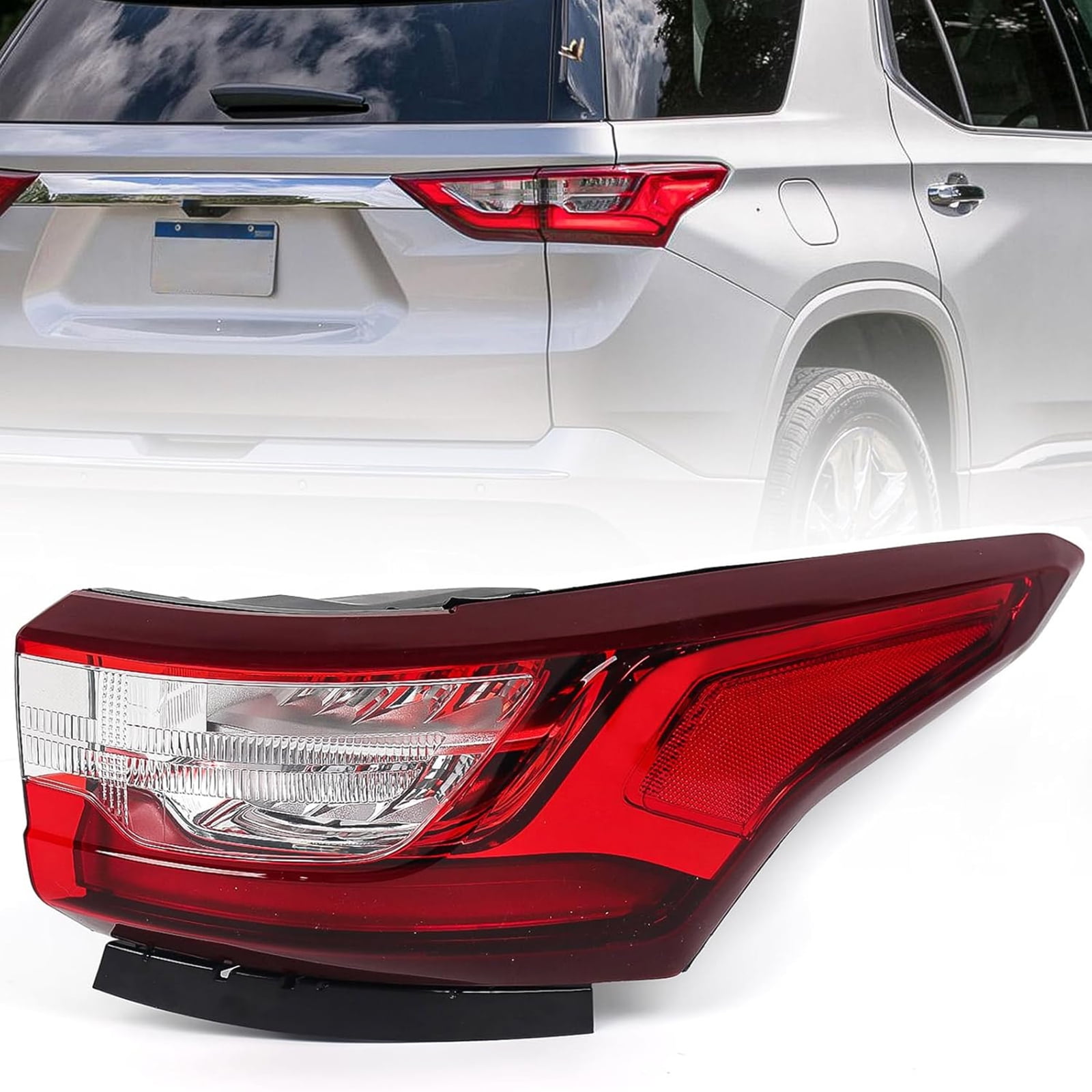 LED Outer Tail Light Rear Lamp Assembly Compatible with 2018-2021 Chevy ...