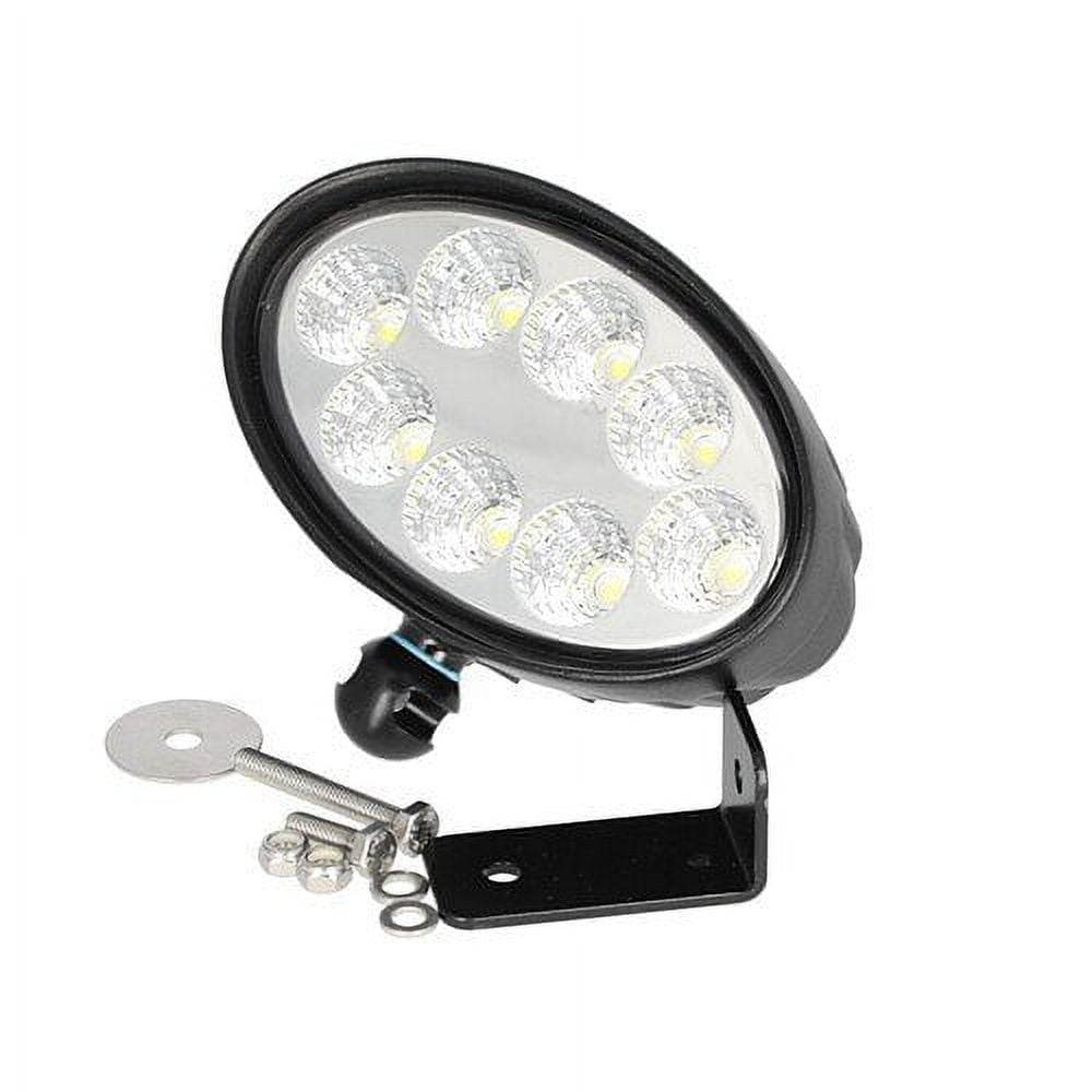 LED Work / Headlight with Movable Mount - Flood 40W Oval fits John ...