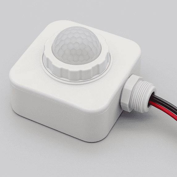 LED PIR Fixture Mounted Control (Dolphin) Simple On/Off 39FT 120-347V ...