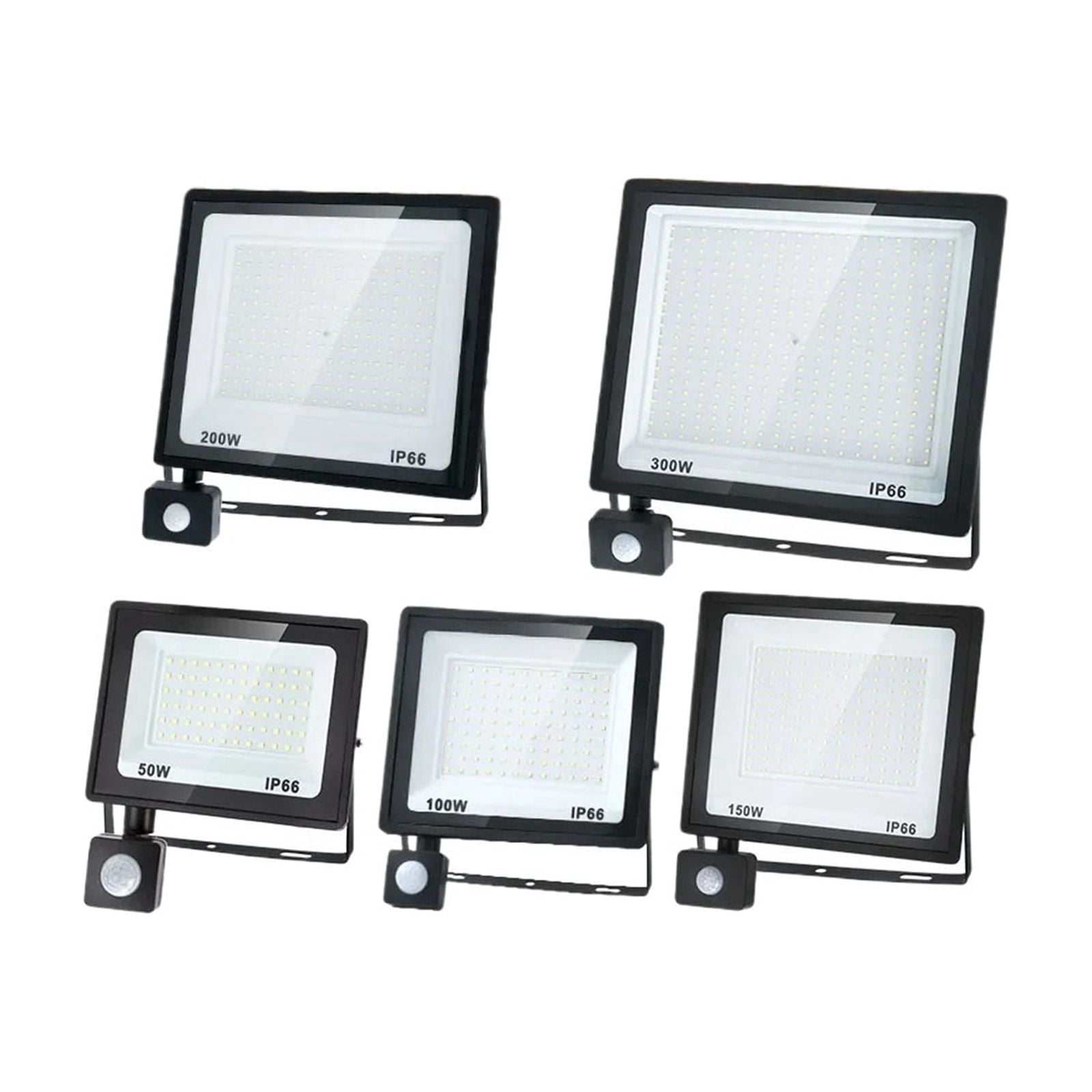 LED PIR Motion Sensor Floodlight 50W 100W AC220 Outdoor Wall Light ...