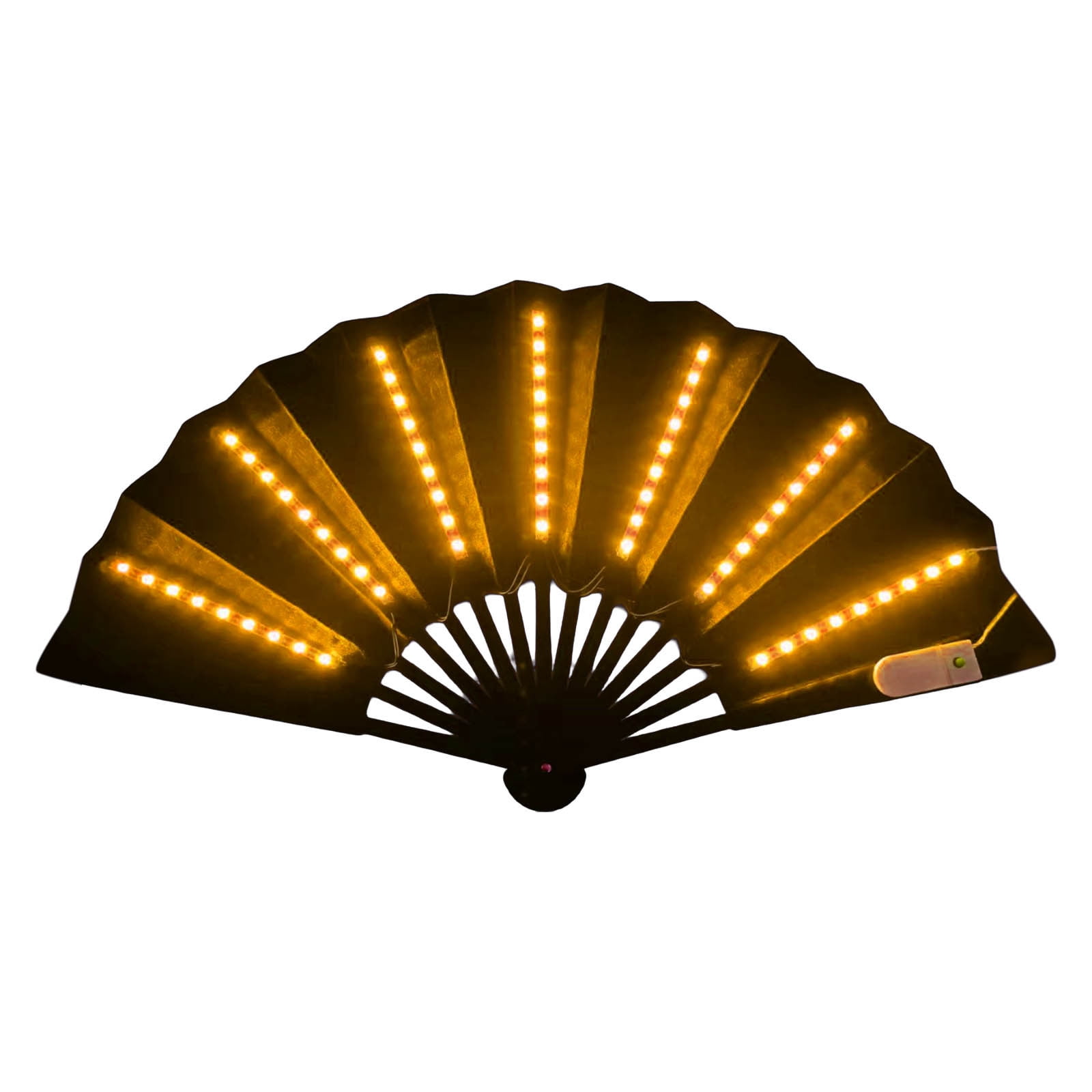 LED Paper Fans Set for Parties Glowing Hand Popping Fans Ideal for Stage Performances Weddings ...