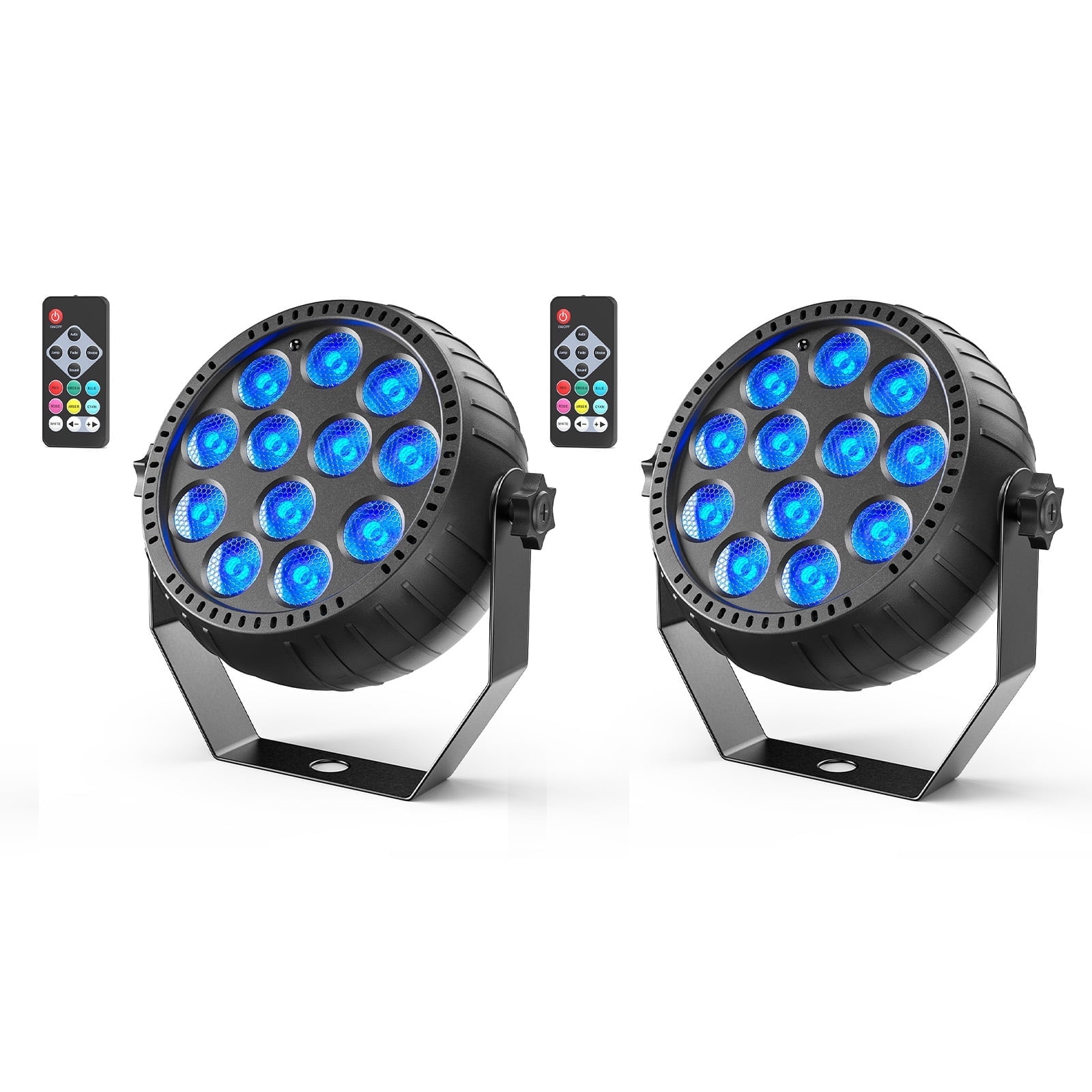 LED Par Lights Rechargeable Stage Light with Remote Control DJ ...