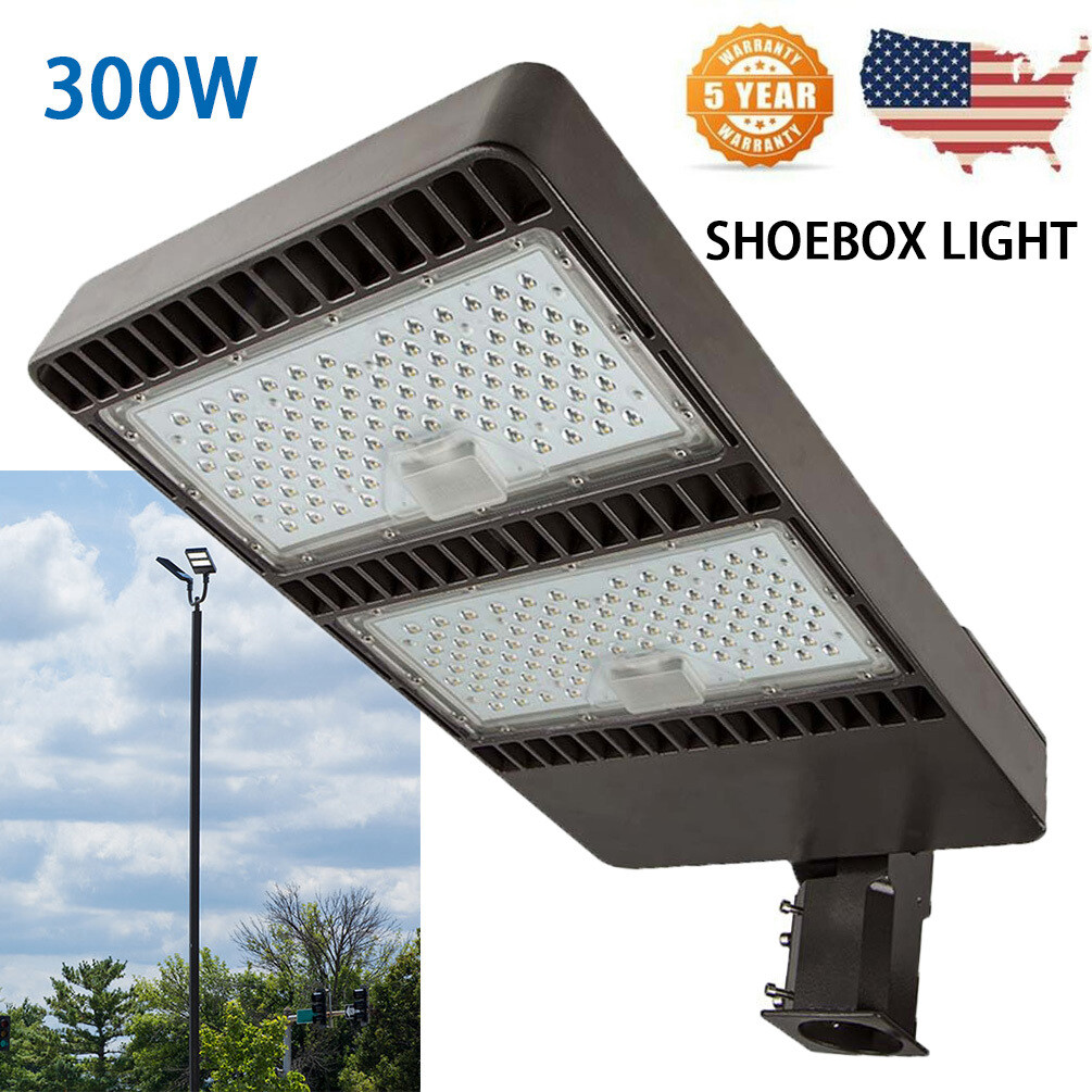 LED Parking Lot Light 300W Commercial Outdoor Street Area Pole Light ...