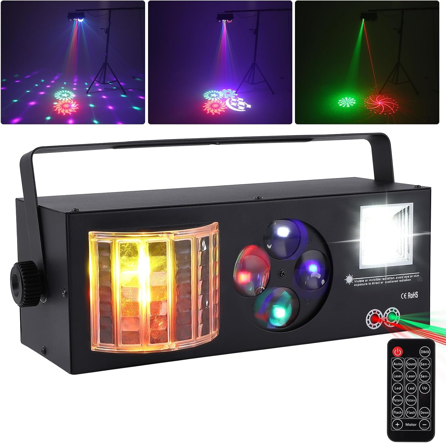 LED Party Lights Disco Lights for Parties Indoor, DJ Disco Lights 4 in ...