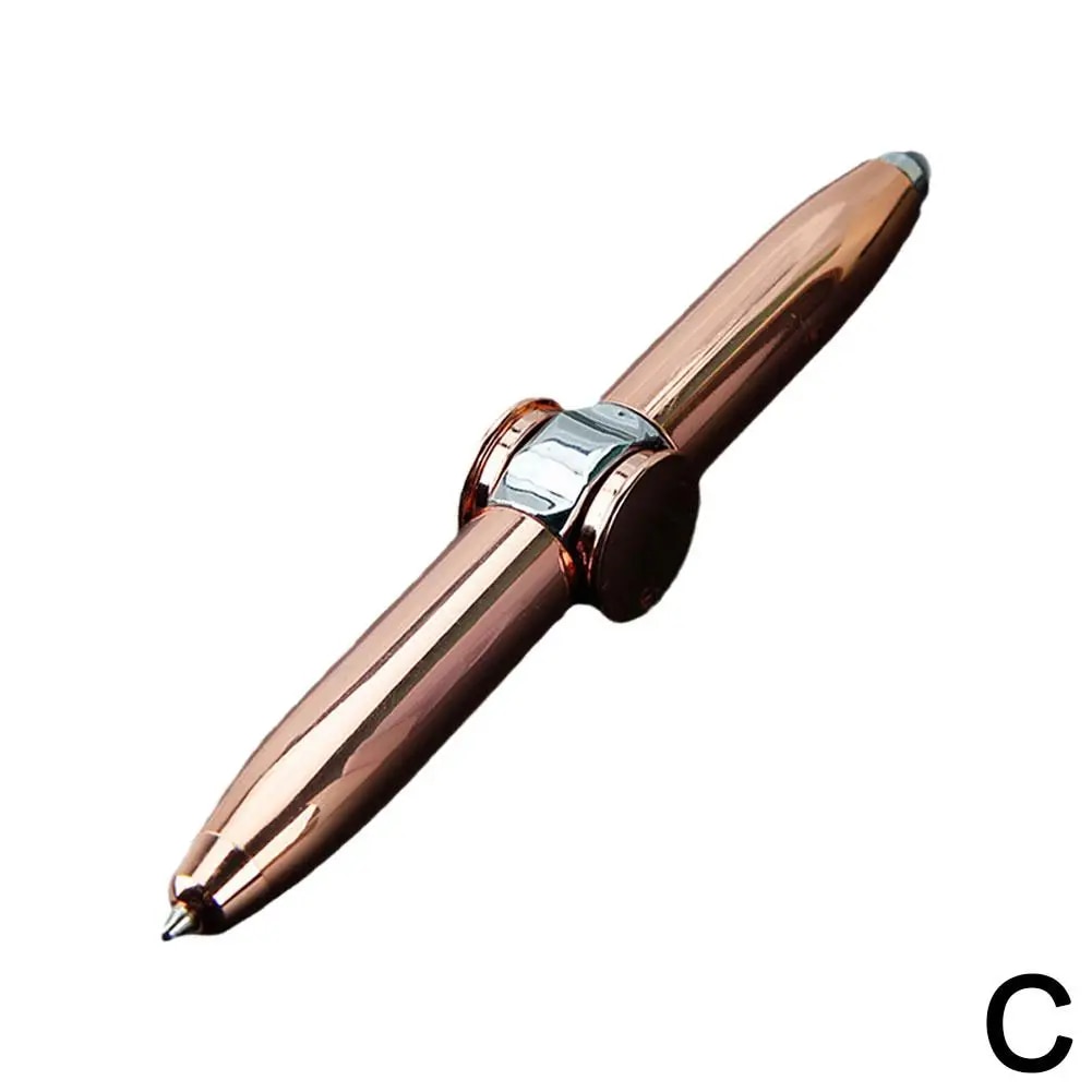 LED Pen Ball Pen Fidget Spinner Pressure Student Gift Ballpoint Pen ...